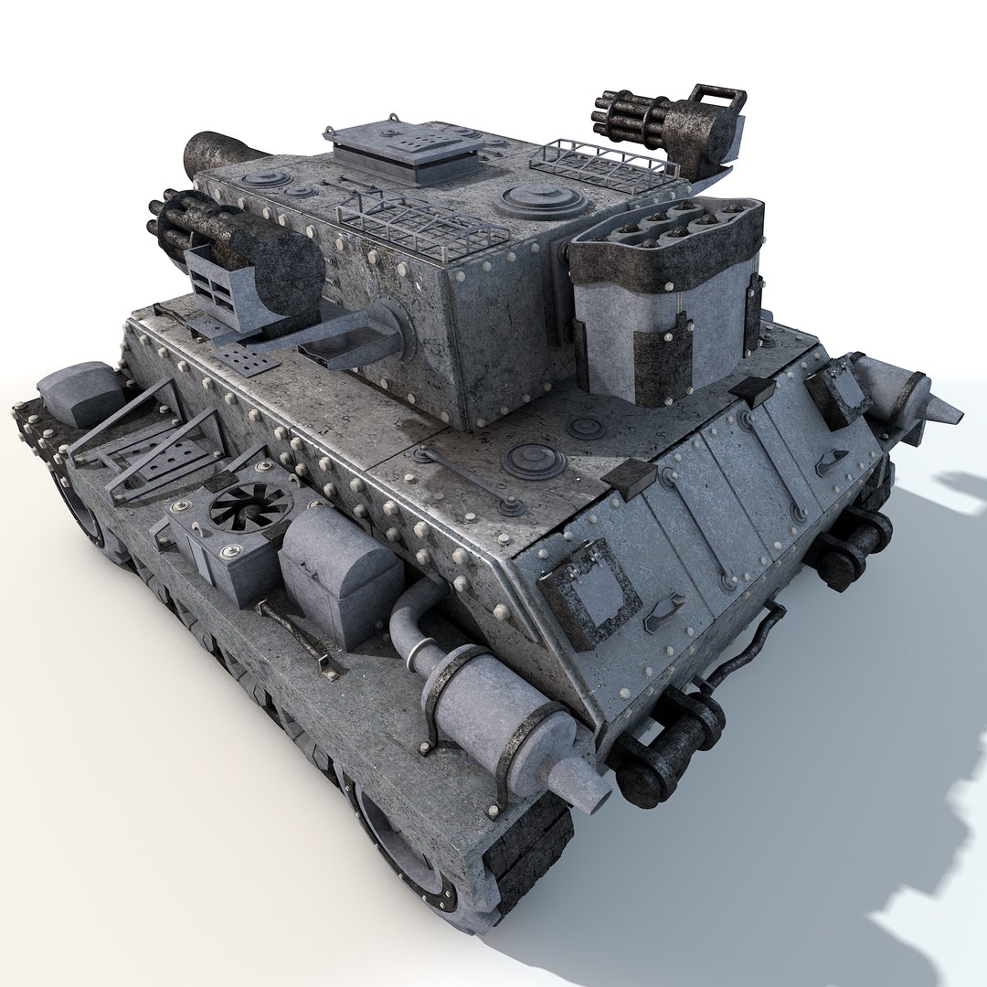 Heavy Armored Tank 3d Max
