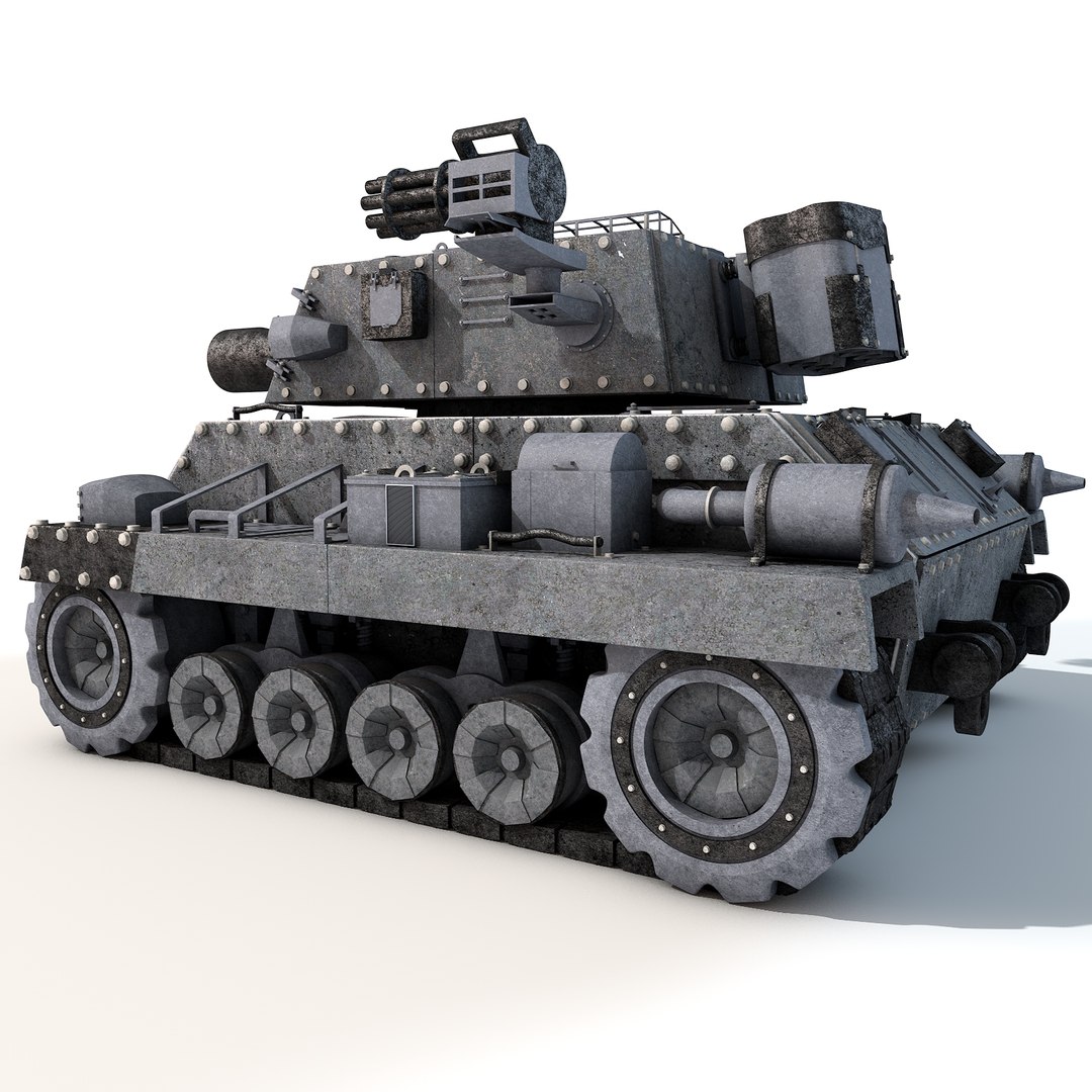 Heavy Armored Tank 3d Max