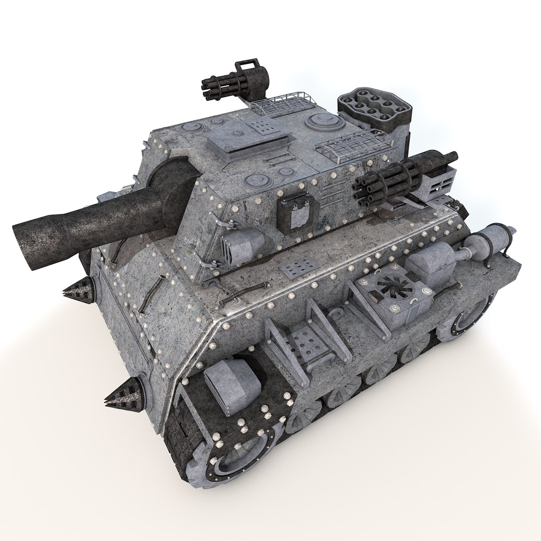 Heavy Armored Tank 3d Max