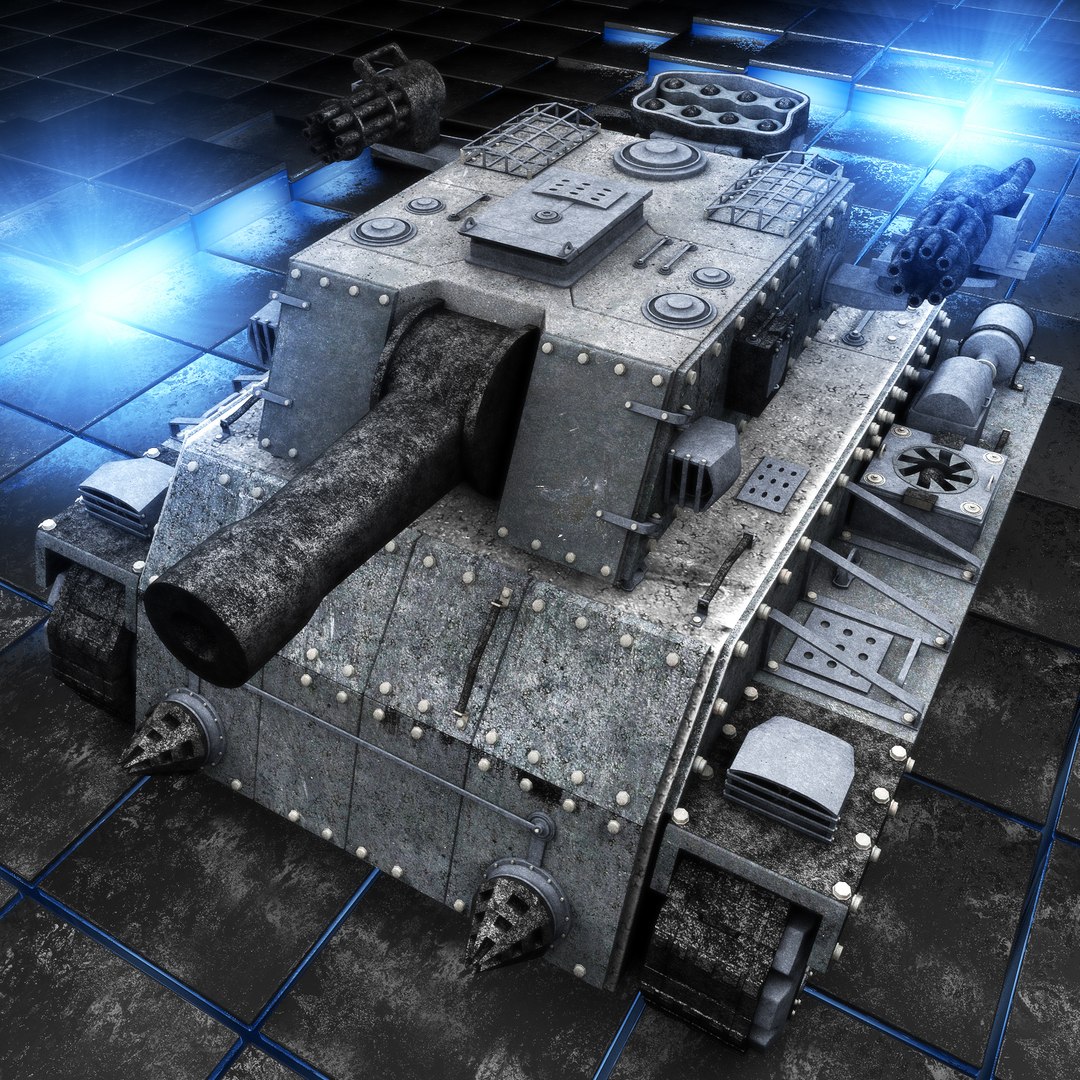 Heavy Armored Tank 3d Max