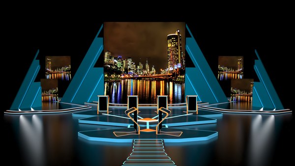Tv Studio Competition Design model - TurboSquid 1901462