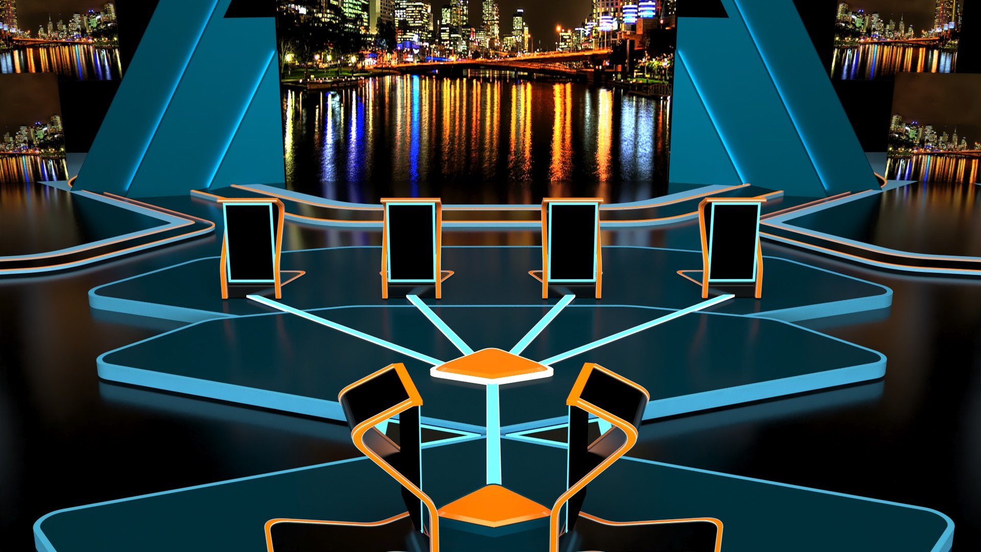 Tv Studio Competition Design Model - TurboSquid 1901462