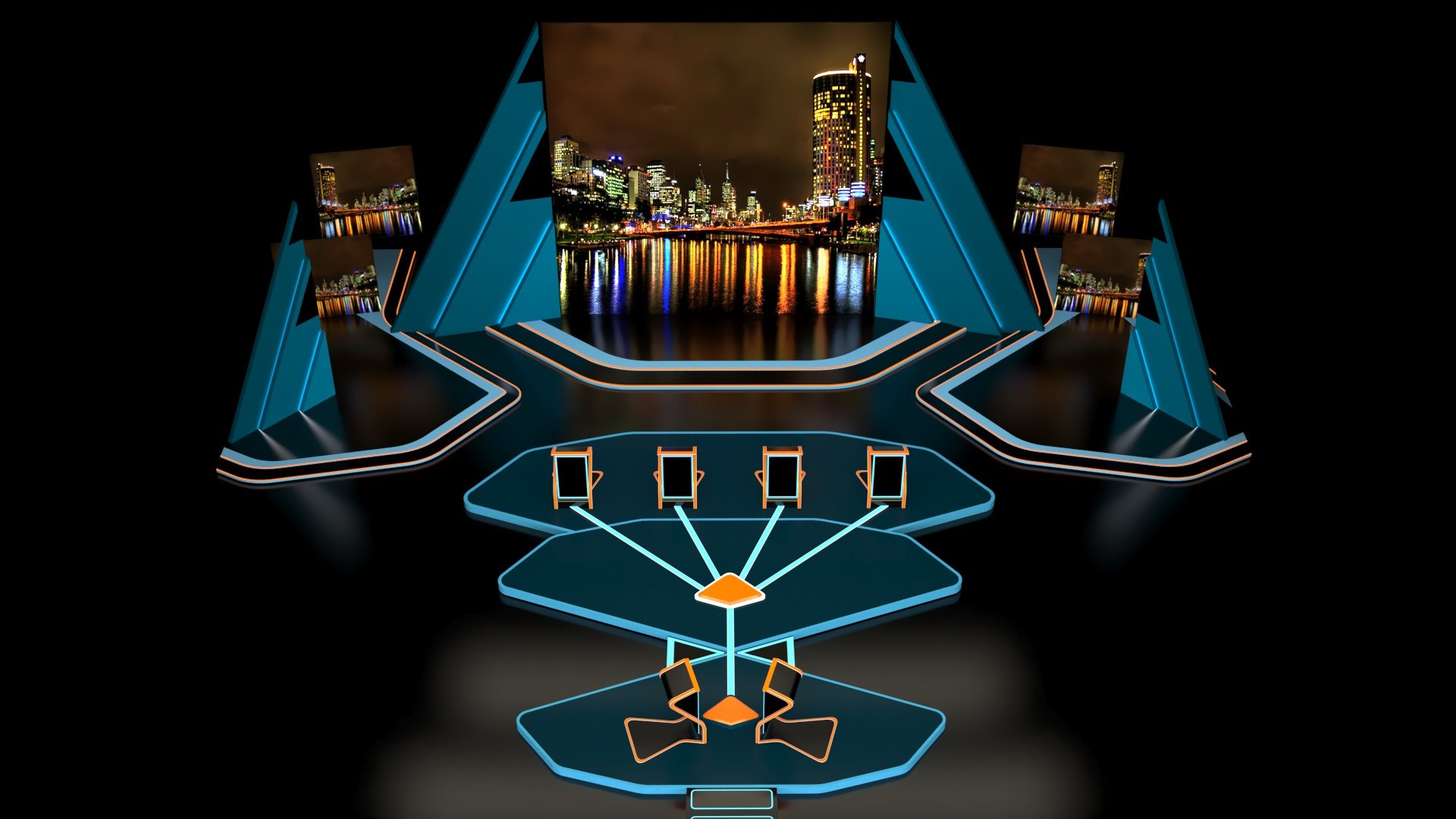 Tv Studio Competition Design Model - TurboSquid 1901462