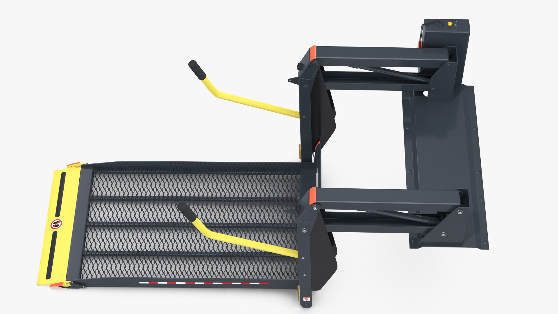Hydraulic Wheelchair Lift Chair 3D Model - TurboSquid 1594448