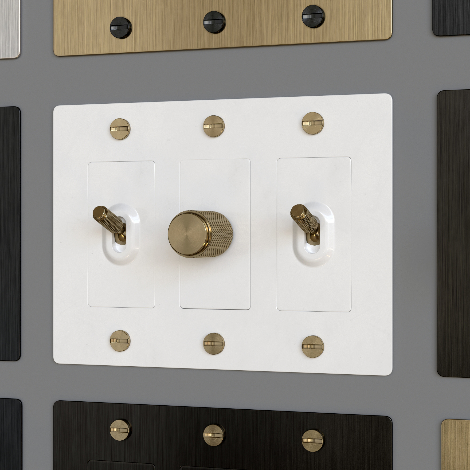 Buster punch wall switch 3D - TurboSquid 1660616