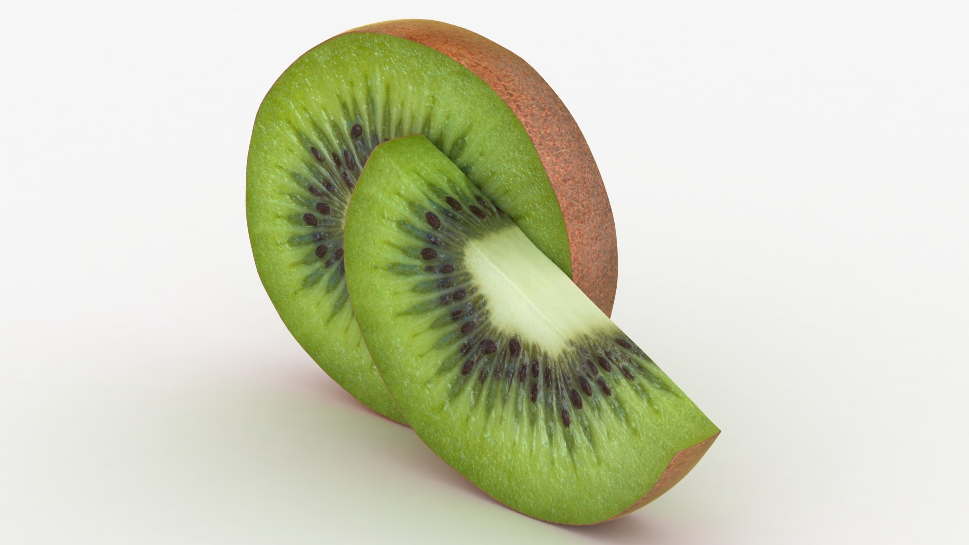 3D realistic kiwi slices - TurboSquid 1490204