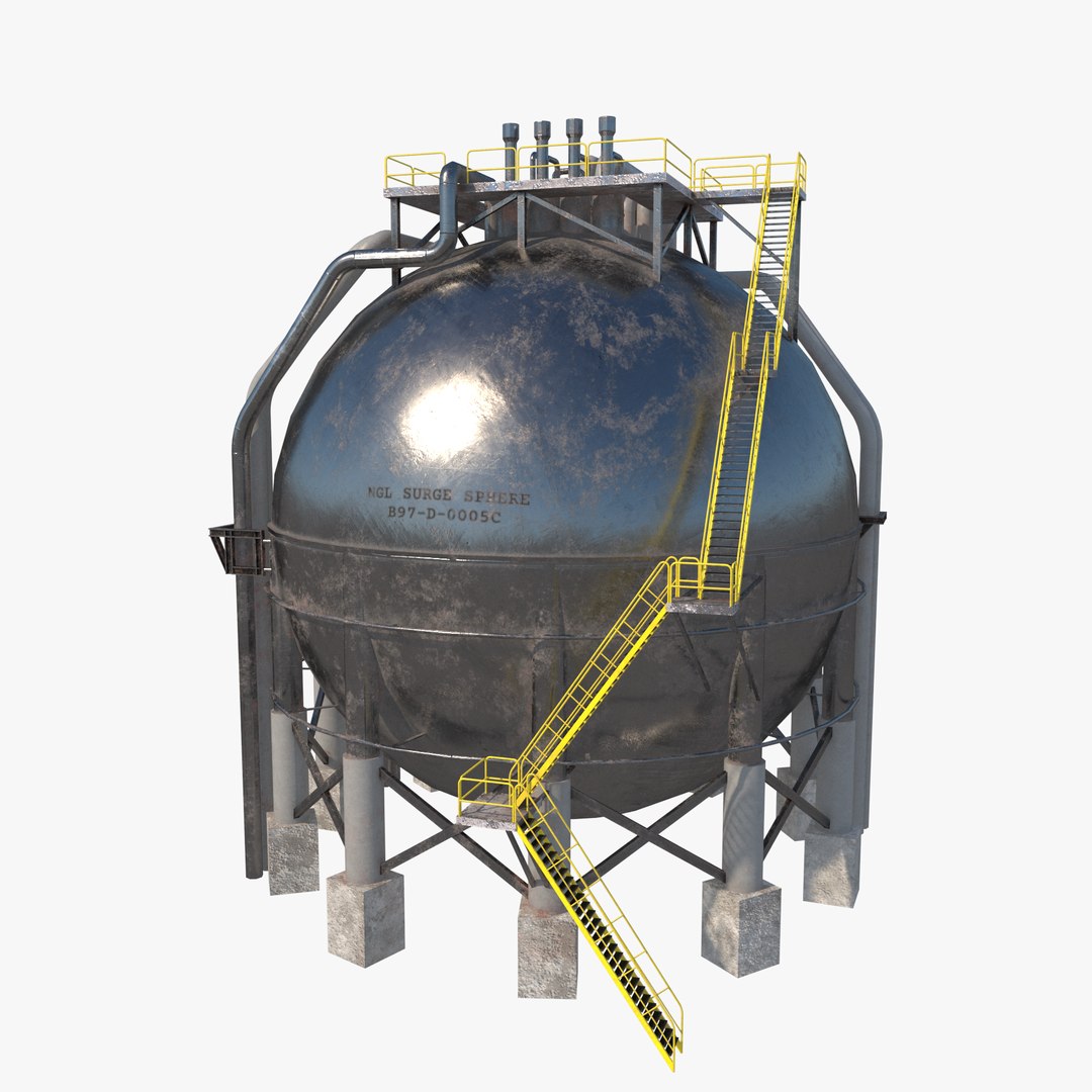 3D Model Nuclear Refinery Modules - TurboSquid 1539917