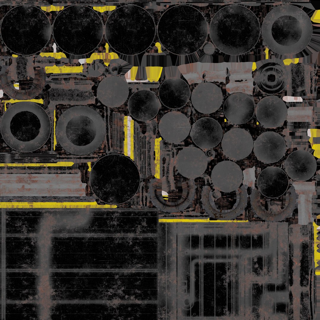 3D Model Nuclear Refinery Modules - TurboSquid 1539917