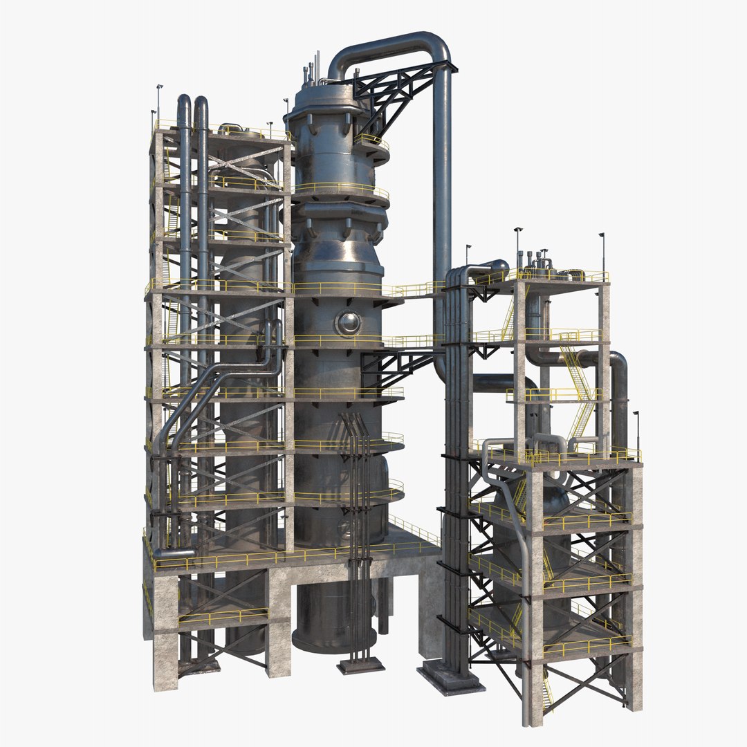 3D Model Nuclear Refinery Modules - TurboSquid 1539917