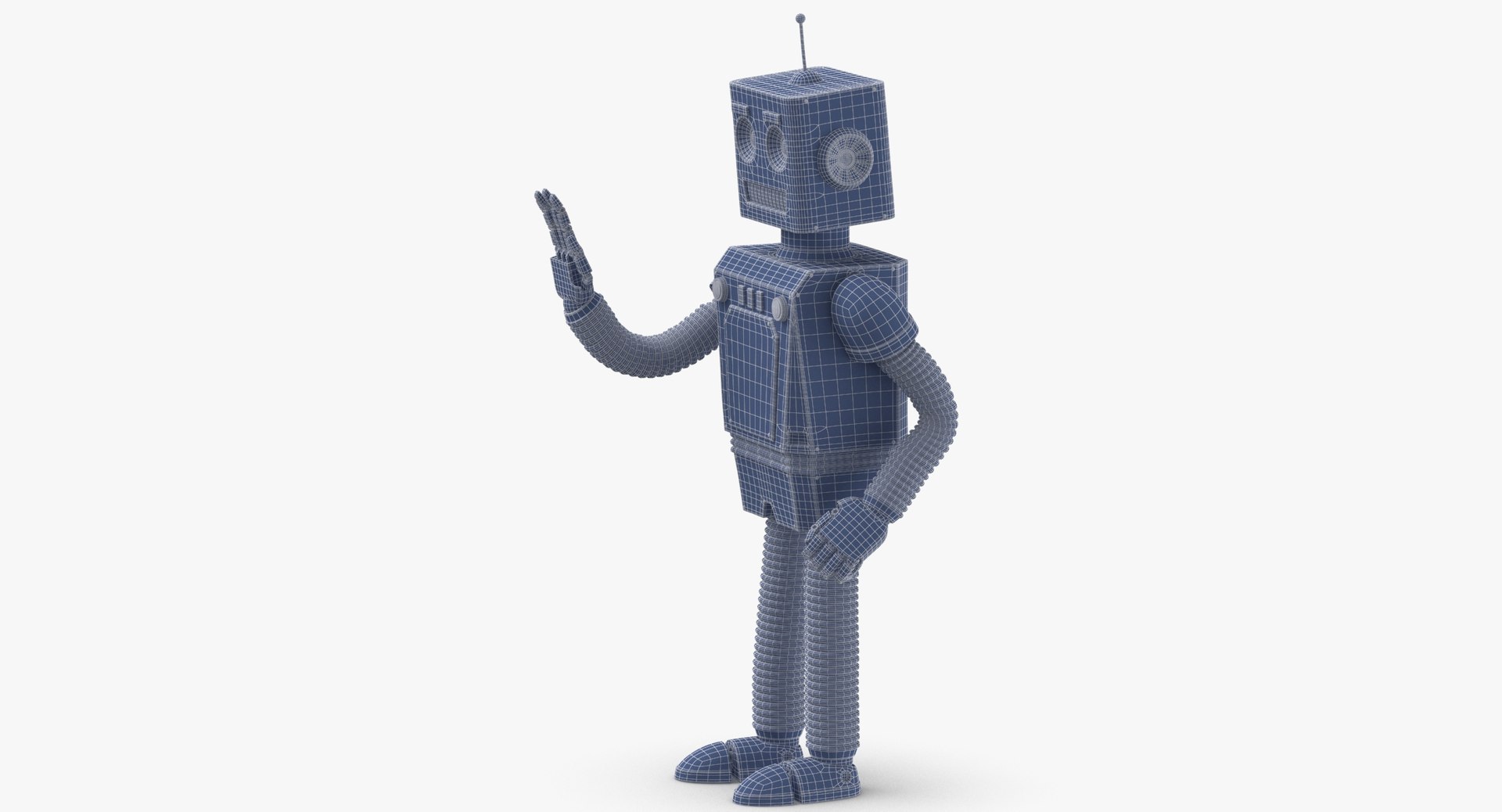 3D Robot 01 Waving - TurboSquid 1448253