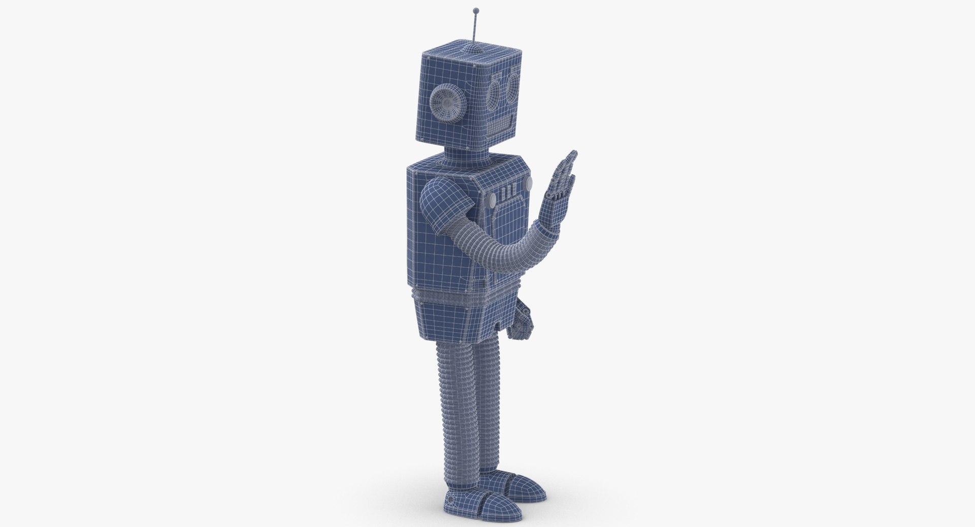 3D Robot 01 Waving - TurboSquid 1448253