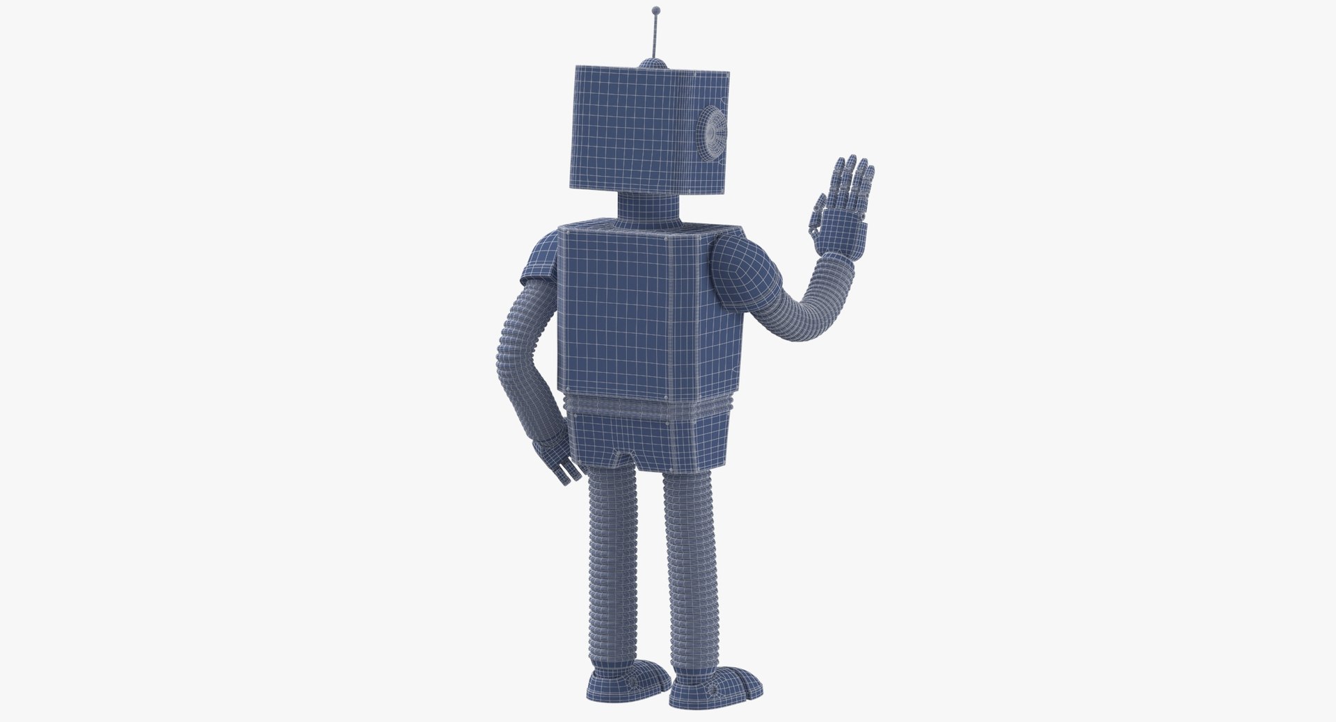 3D Robot 01 Waving - TurboSquid 1448253
