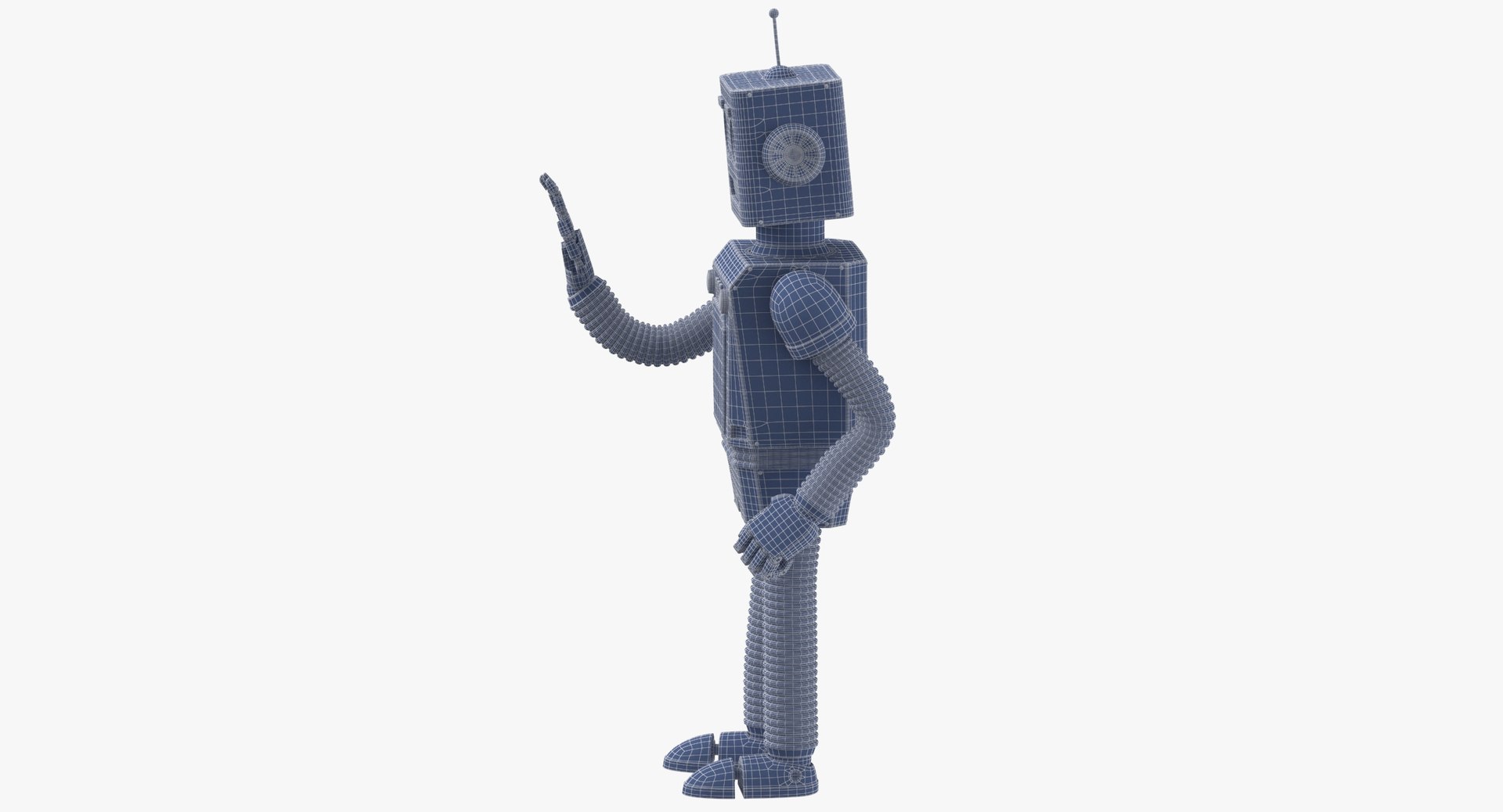 3D Robot 01 Waving - TurboSquid 1448253