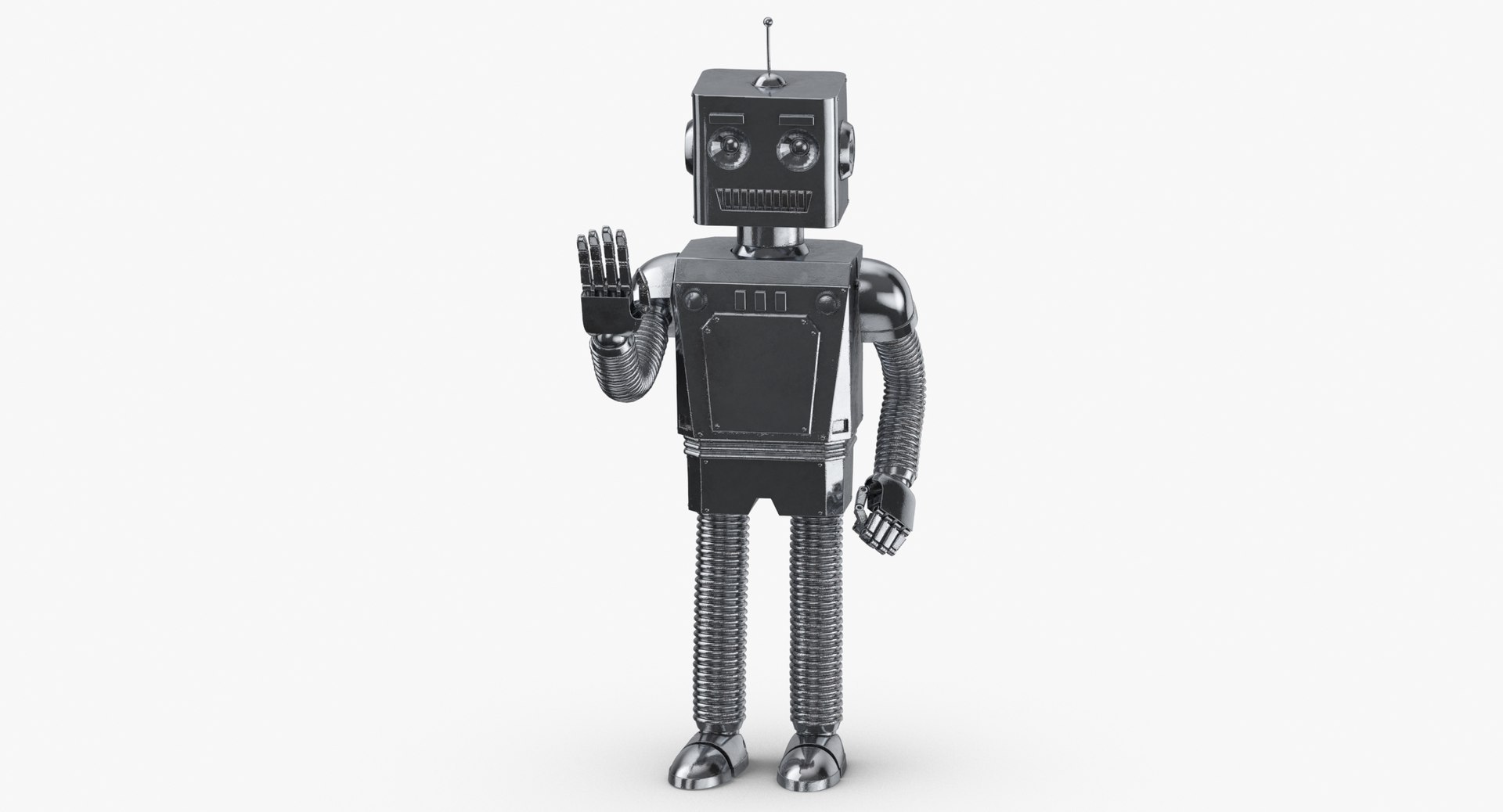 3D Robot 01 Waving - TurboSquid 1448253