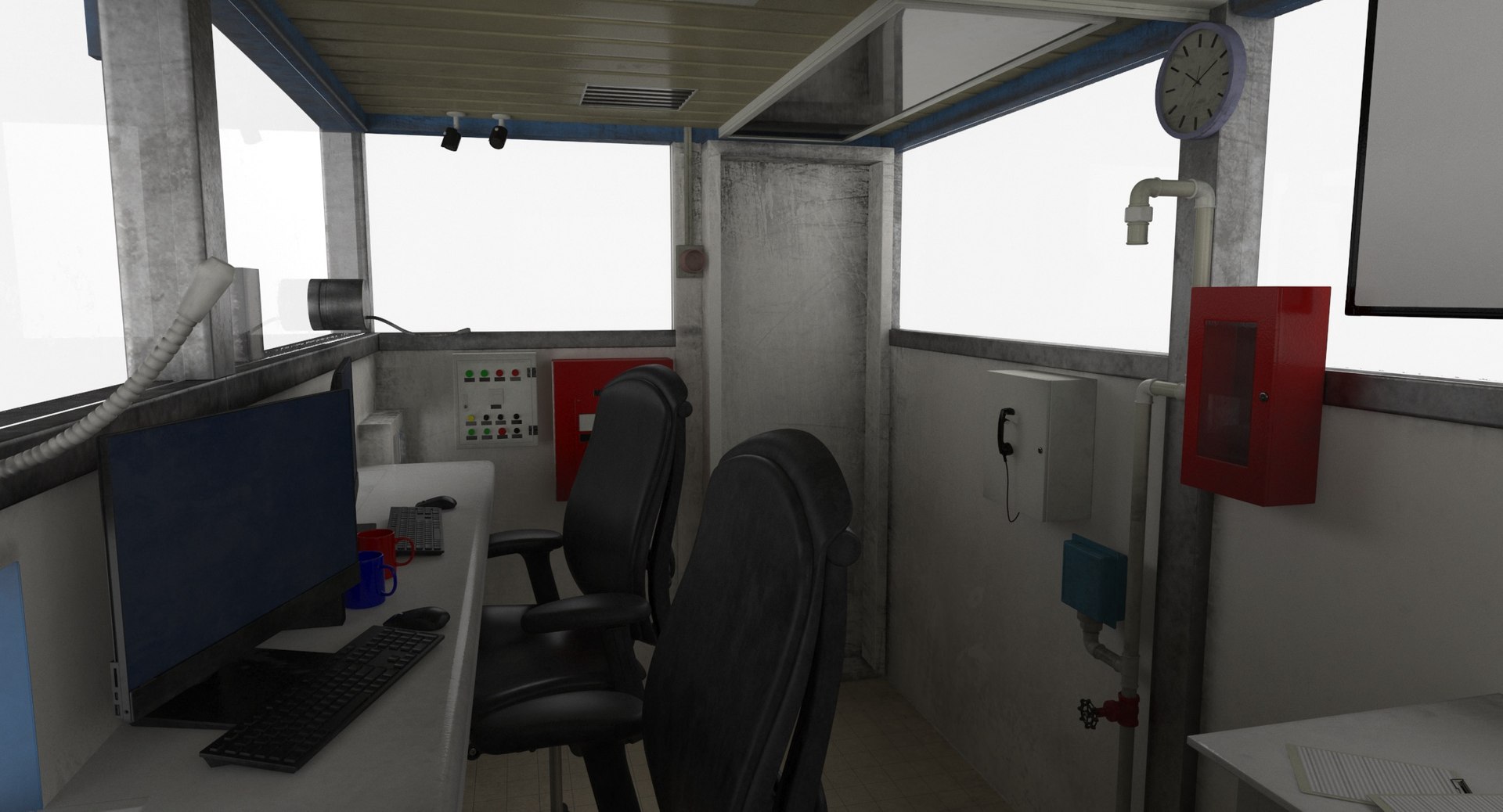 Subway Token Booth Clean And Dirty 3D Model - TurboSquid 2071184