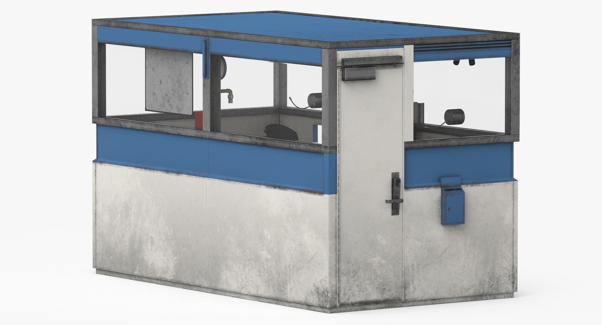 Subway Token Booth Clean And Dirty 3D Model - TurboSquid 2071184