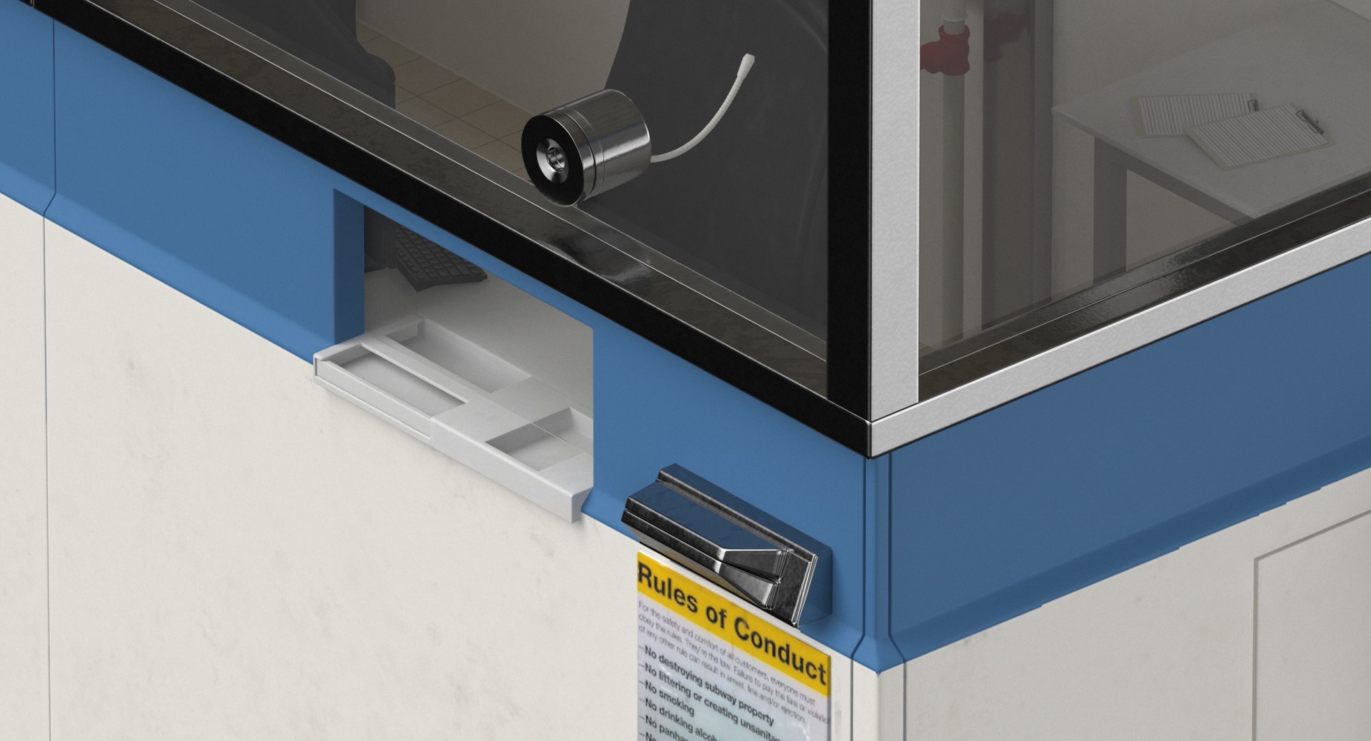 Subway Token Booth Clean And Dirty 3D Model - TurboSquid 2071184