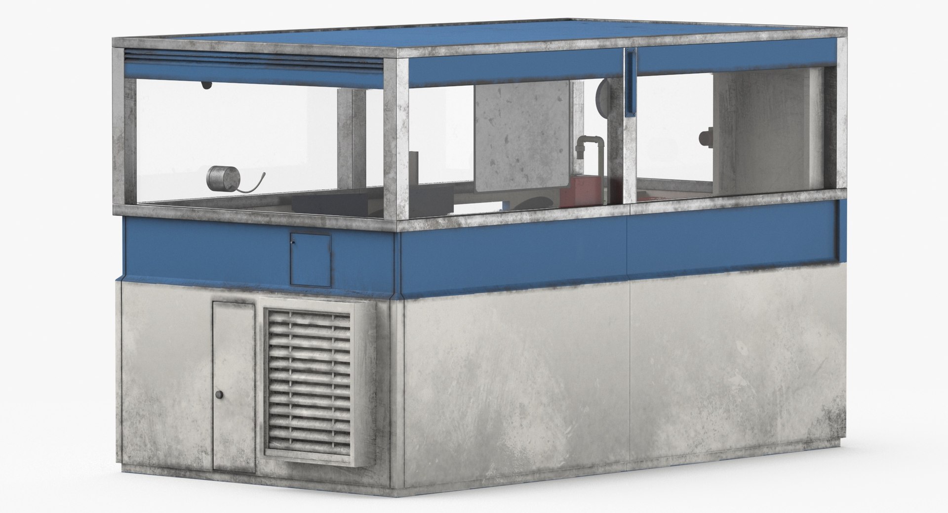 Subway Token Booth Clean And Dirty 3D Model - TurboSquid 2071184