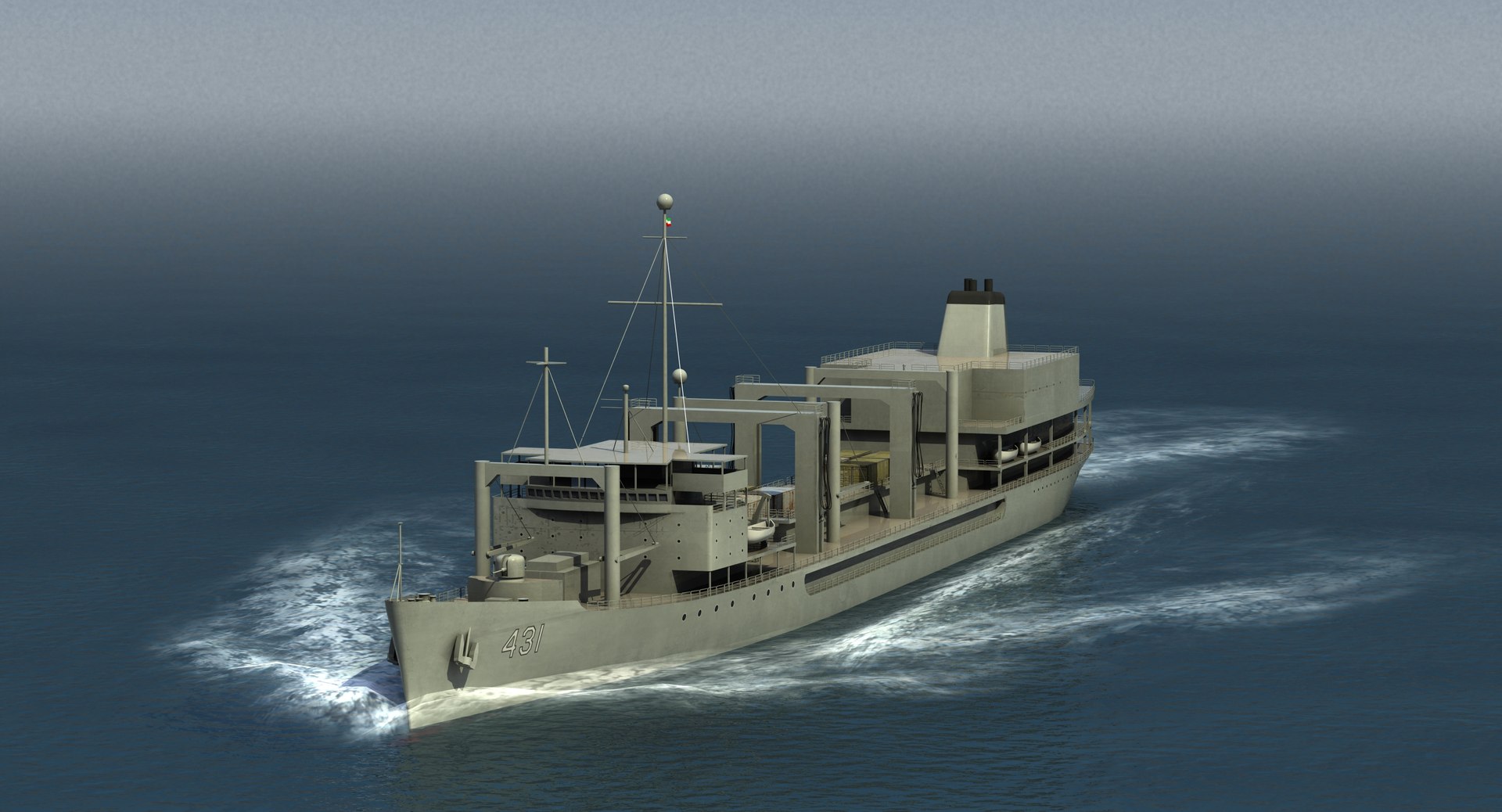 Iranian navy ship 3D model - TurboSquid 1318449