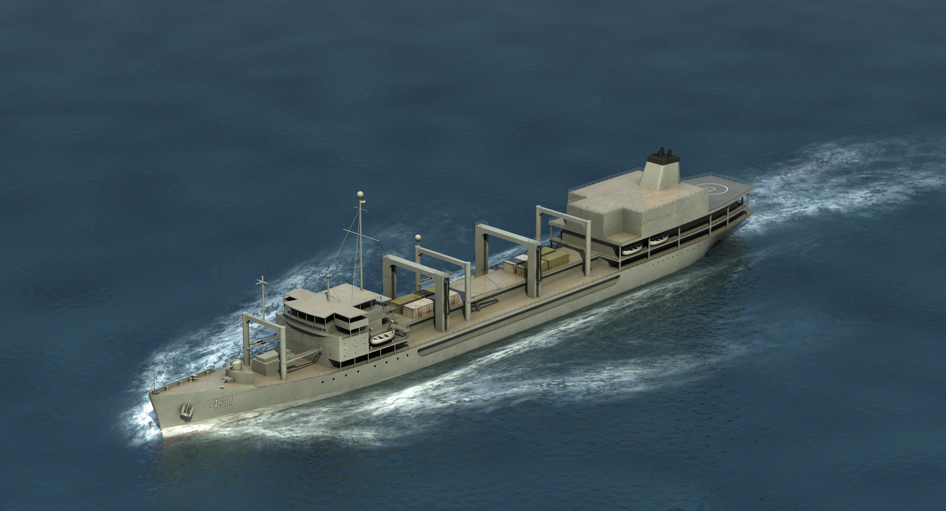 Iranian navy ship 3D model - TurboSquid 1318449