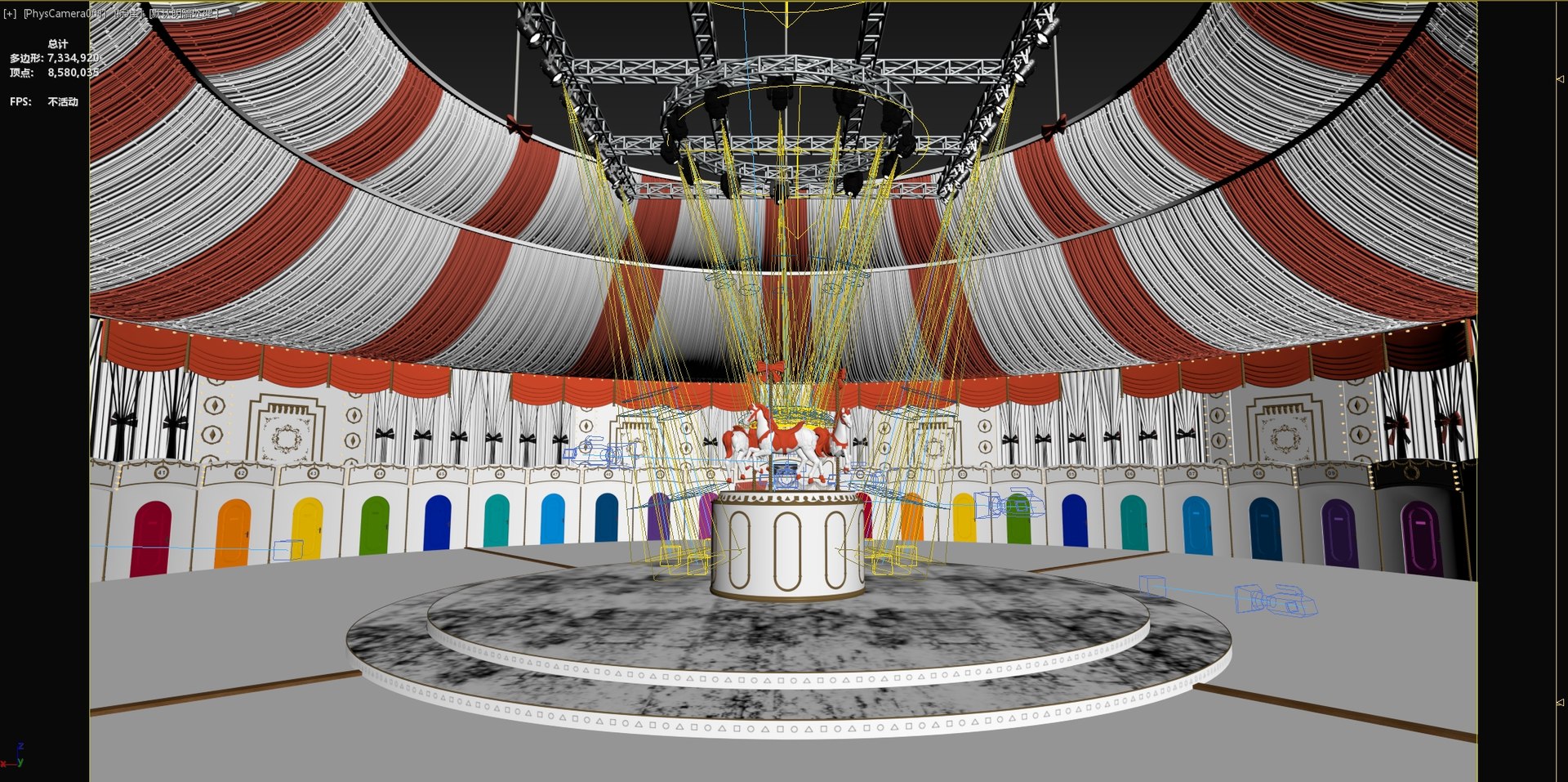 3D Squid Game Season 2 Find A Partner Carousel Game Scene - TurboSquid ...