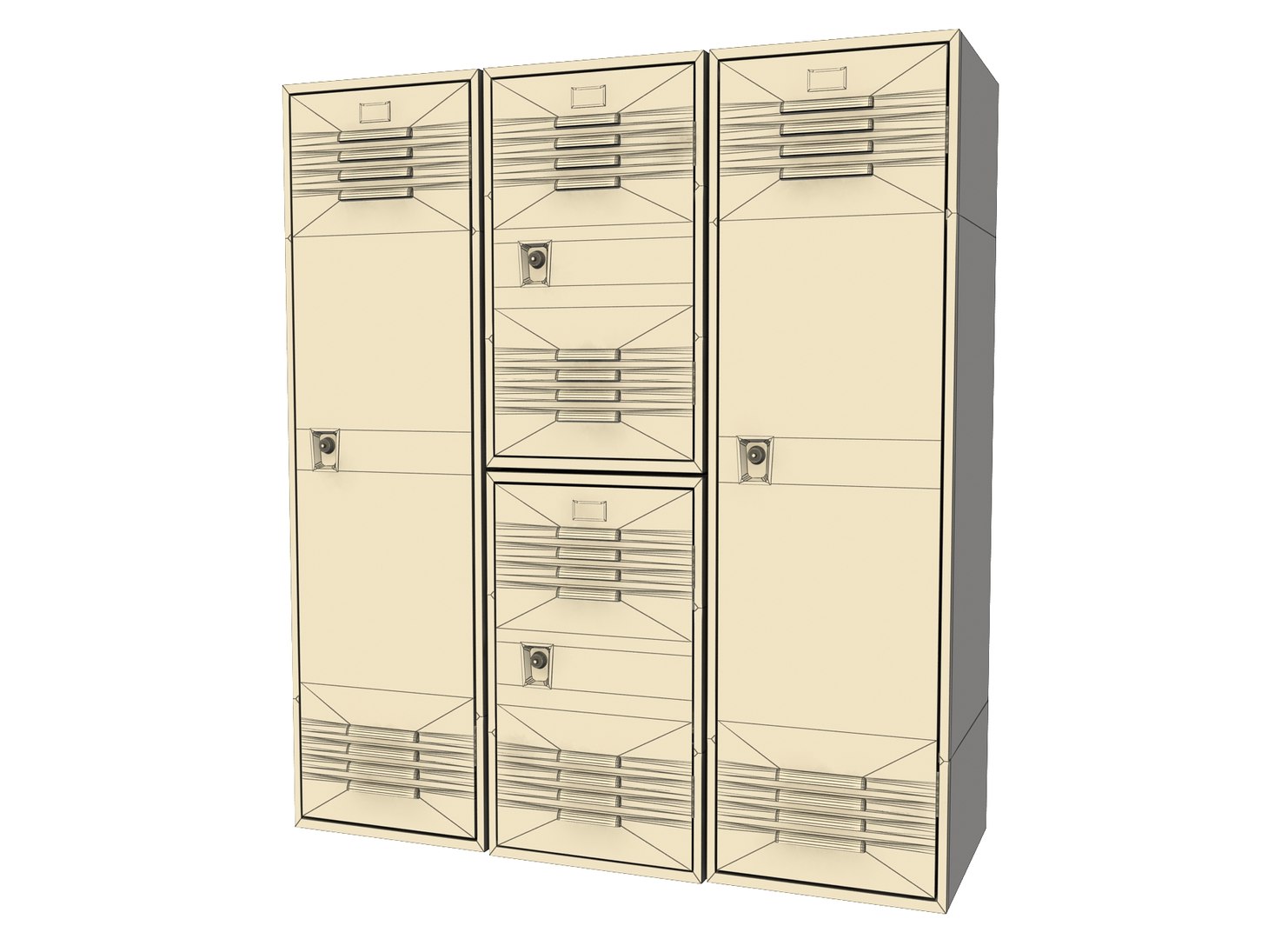3D School Locker - TurboSquid 1485644