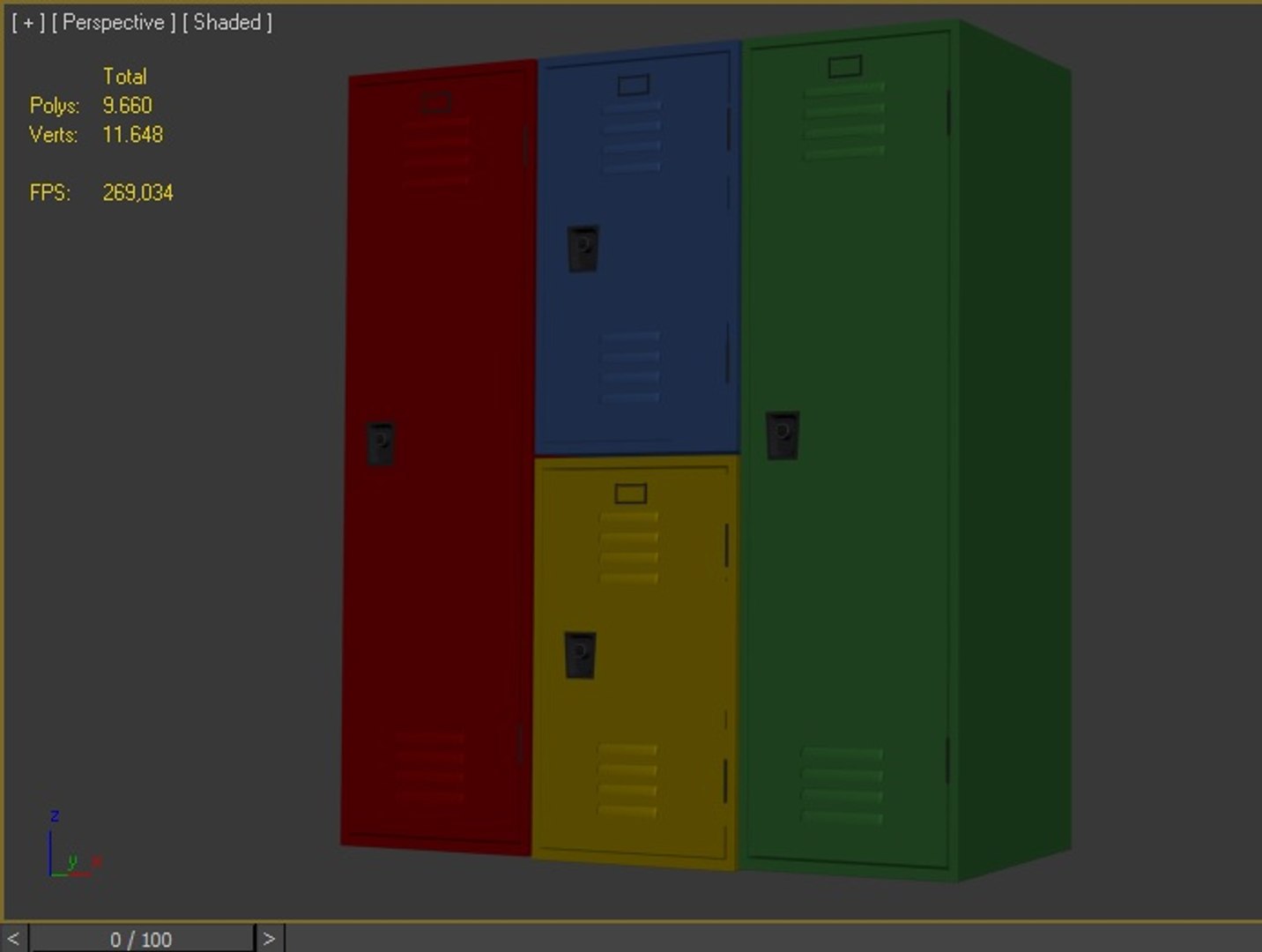 3D School Locker - TurboSquid 1485644
