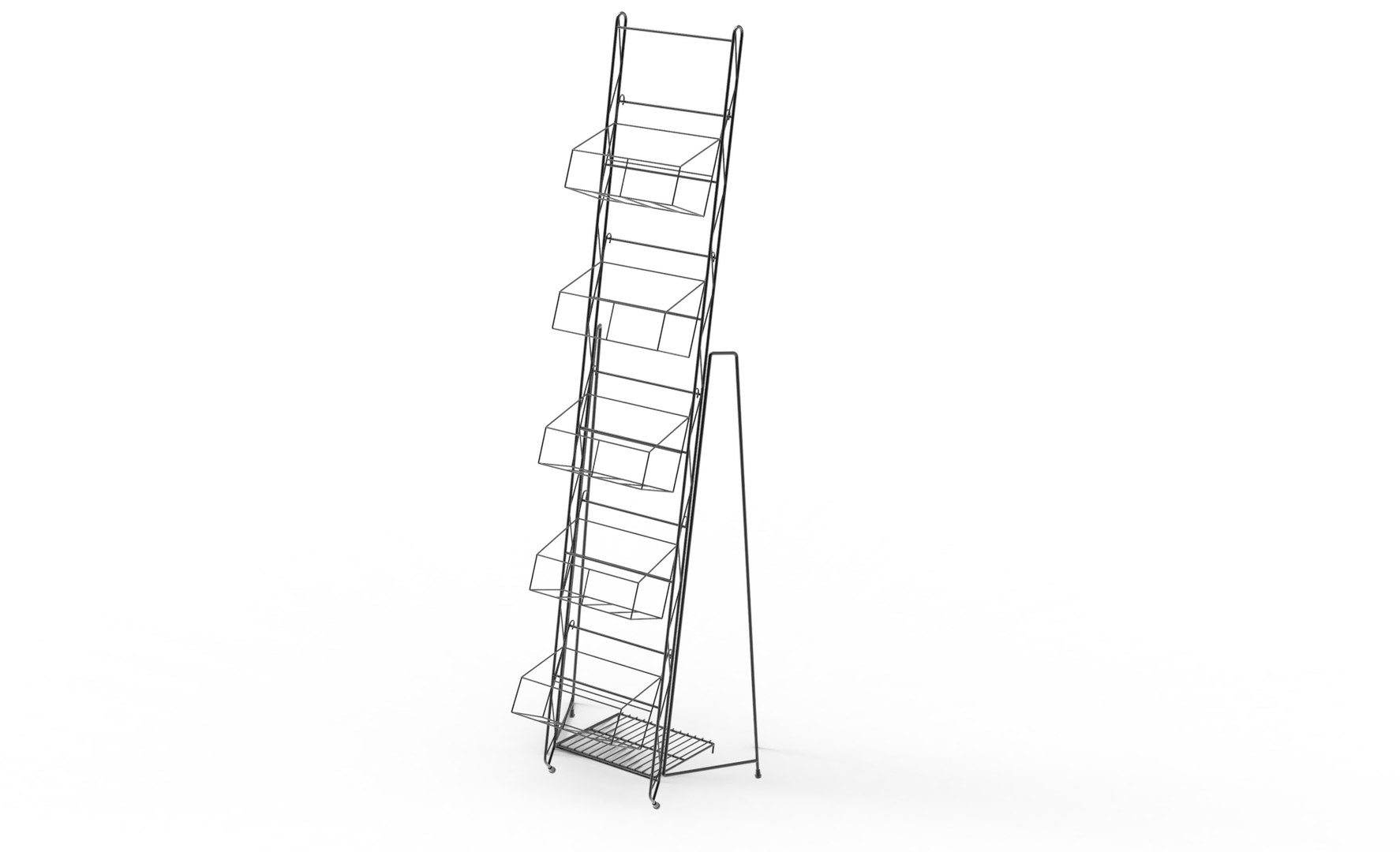 Brochure Display Stand 3D Model - TurboSquid 2019086