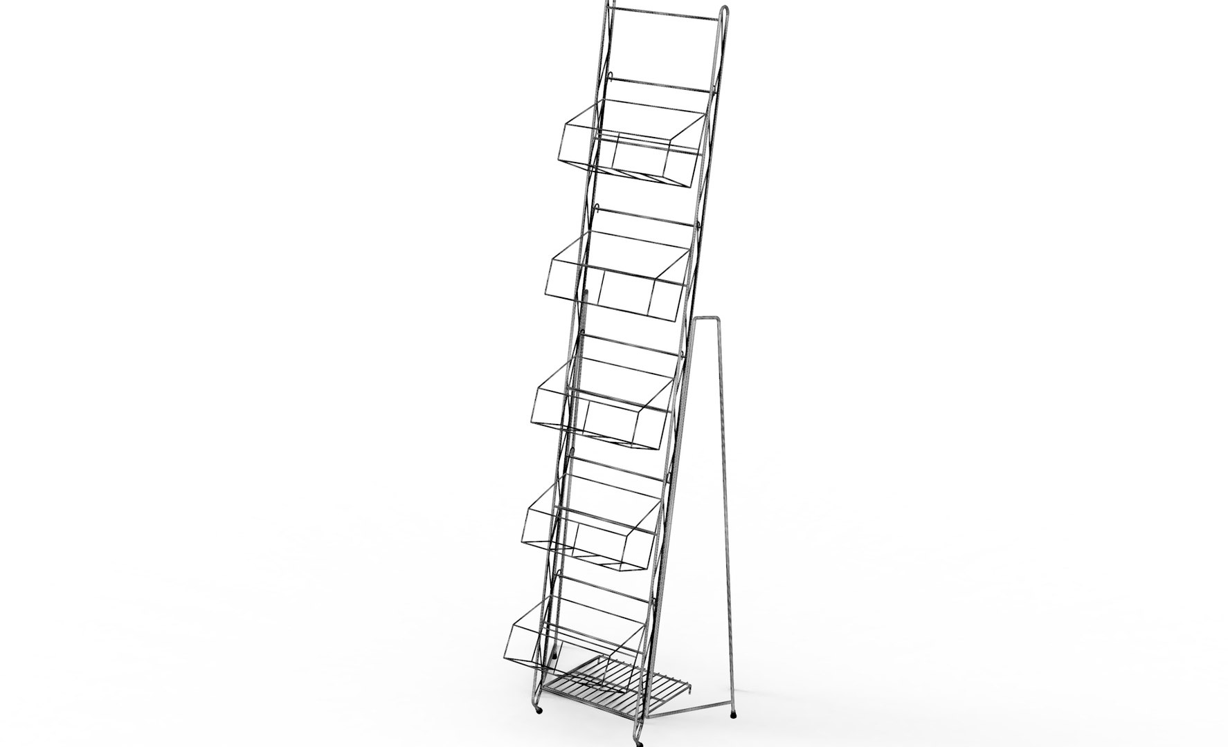 Brochure Display Stand 3D Model - TurboSquid 2019086