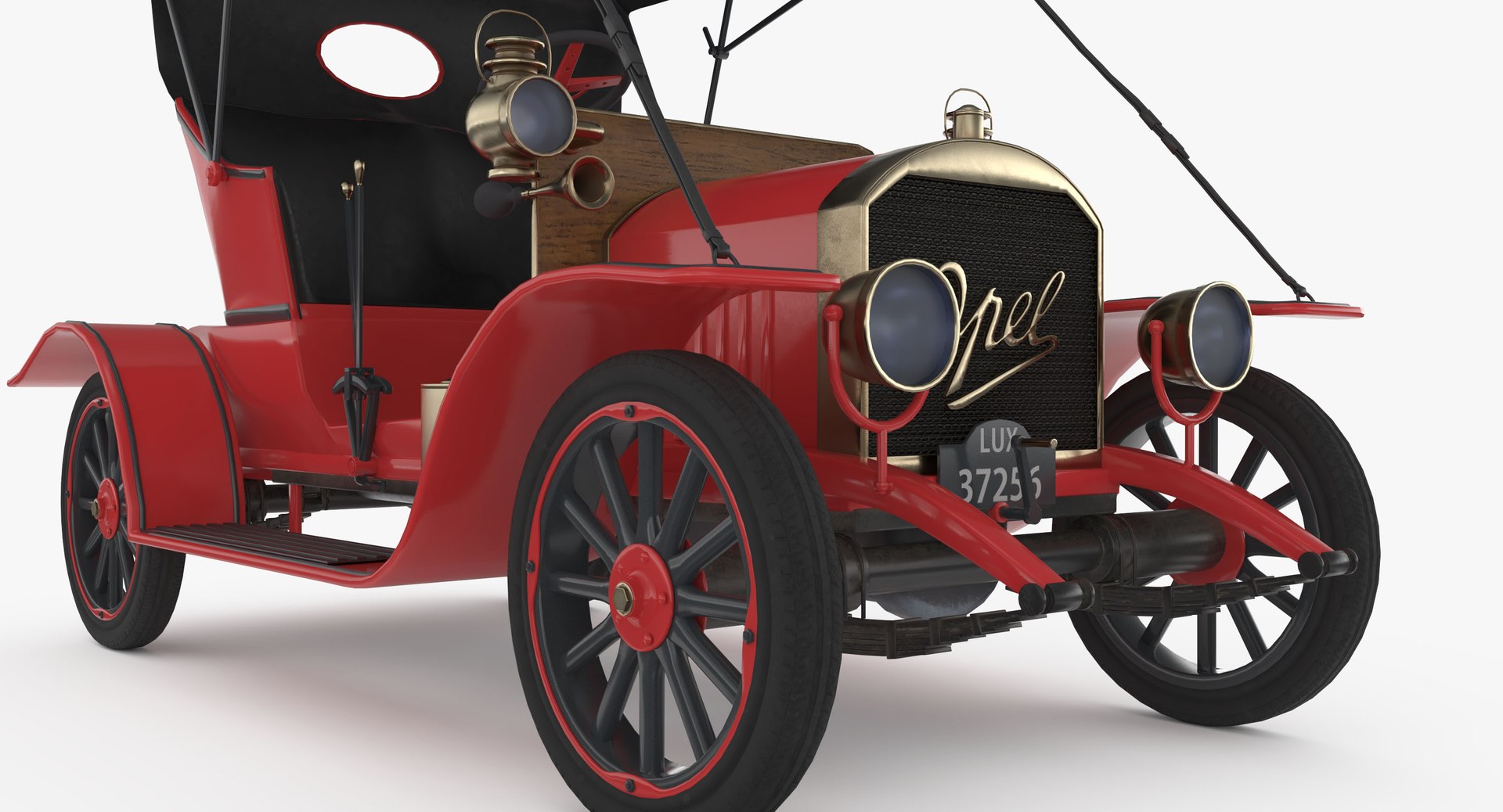 3D Doktorwagen 1909 - TurboSquid 2395574