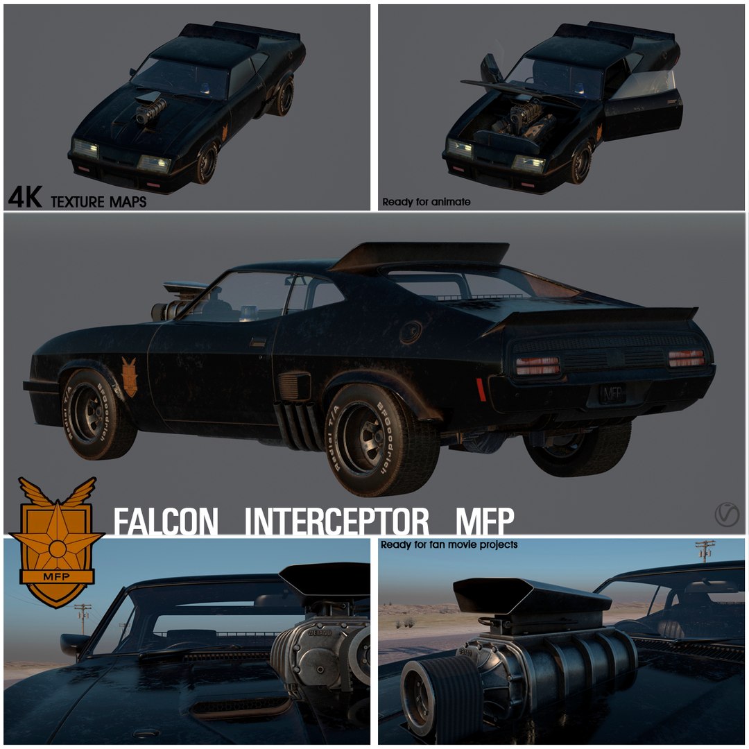 3D Car Falcon Interceptor - TurboSquid 1619284