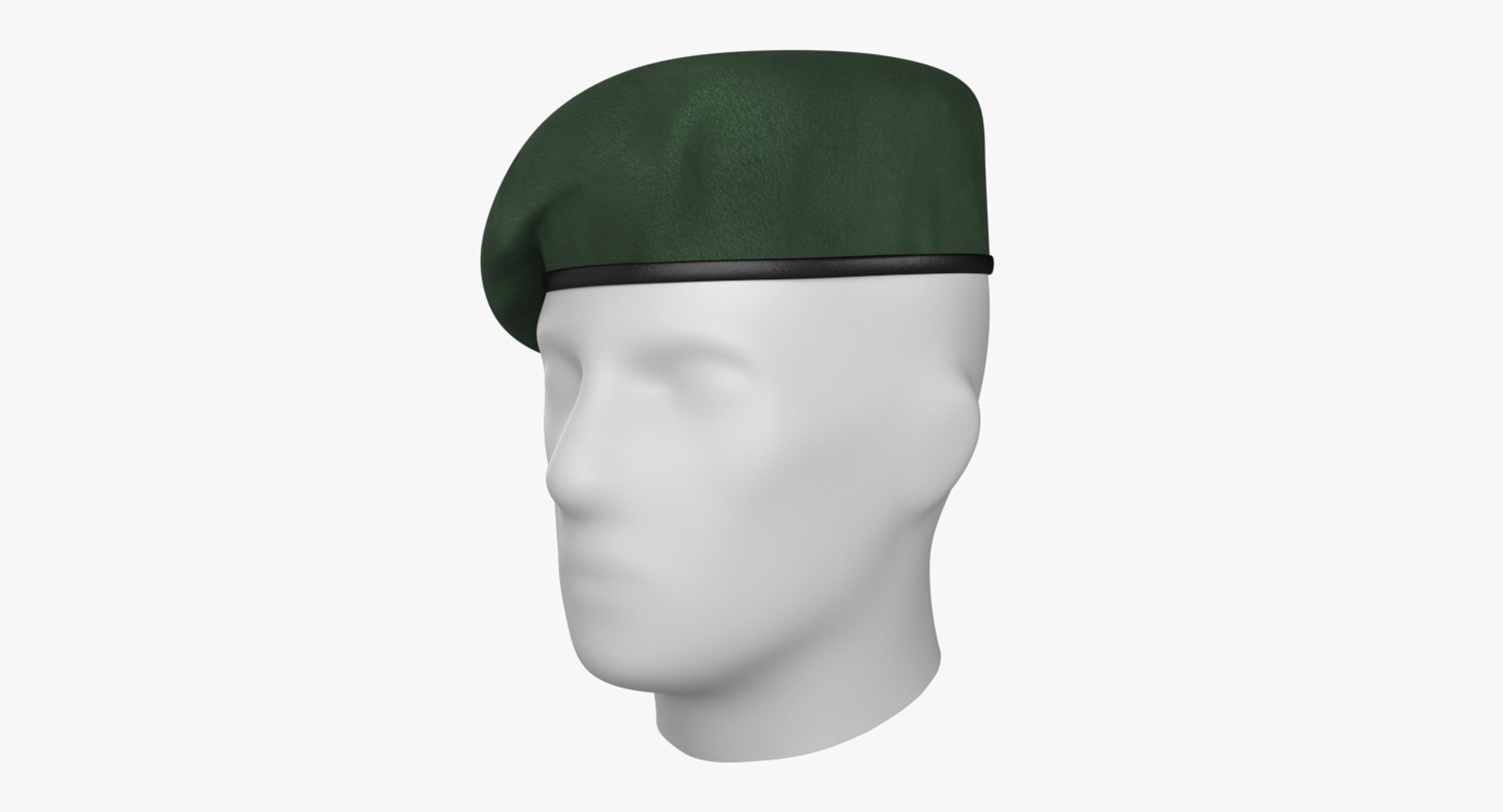 Commando Beret 3D Model - TurboSquid 1441780