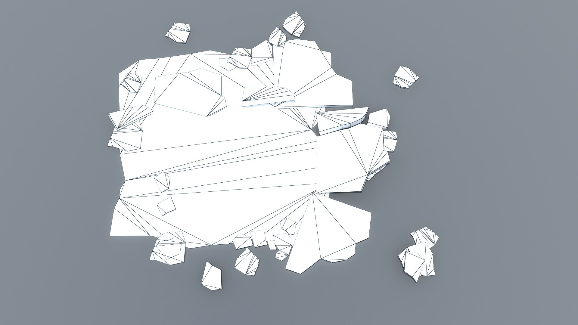 Rubble Pile 3d Model