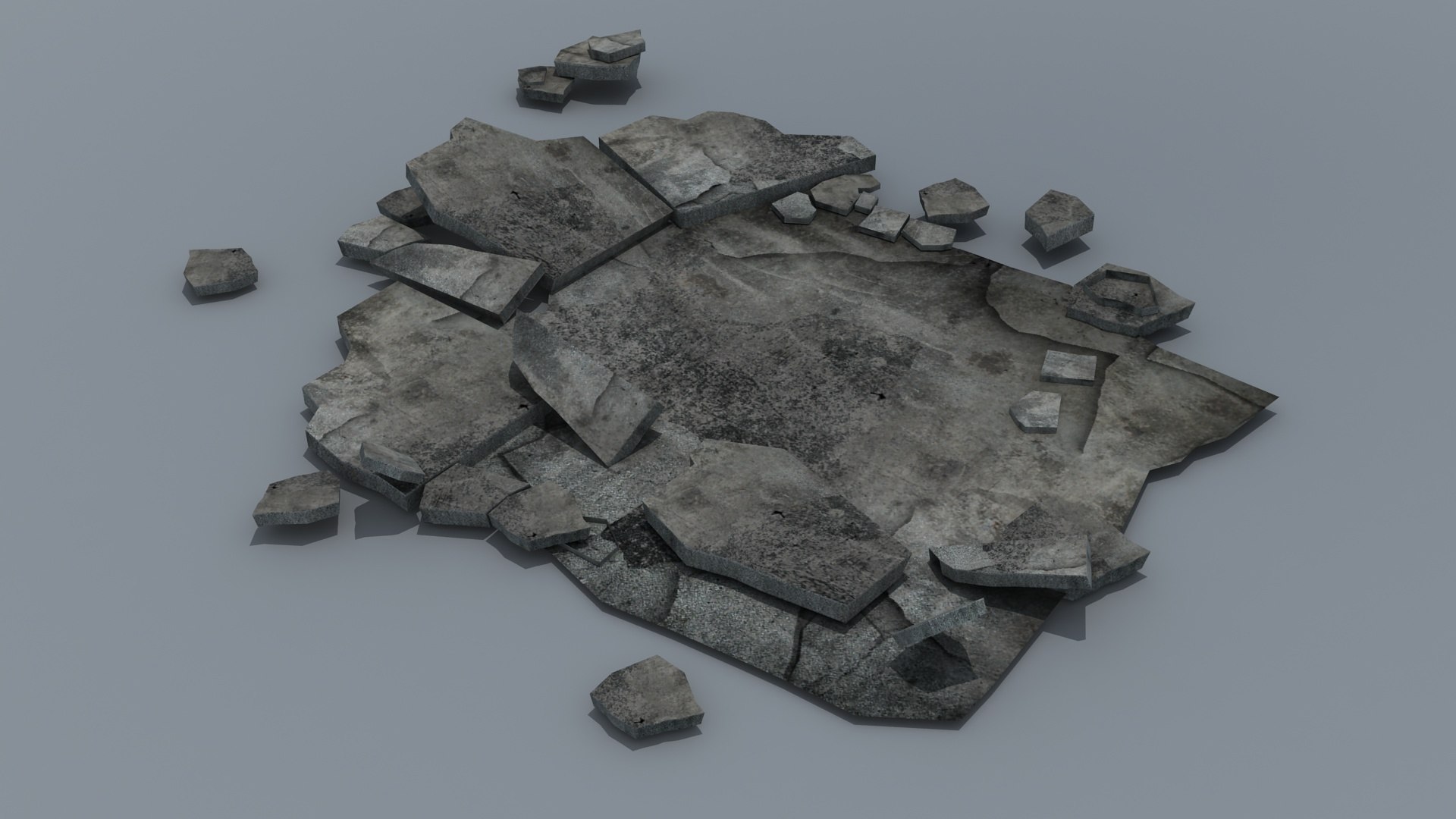 Rubble Pile 3d Model