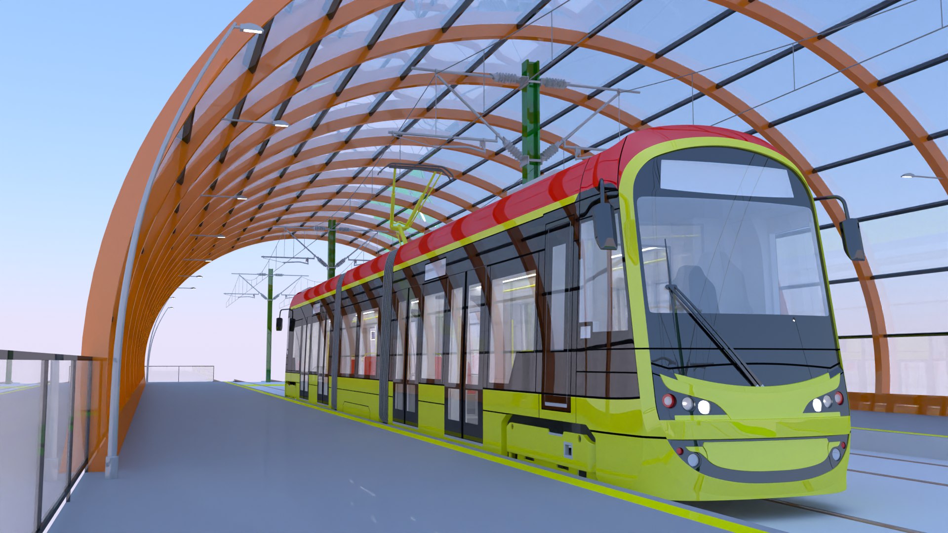 Warsaw Tram Stop IV Model - TurboSquid 2245202