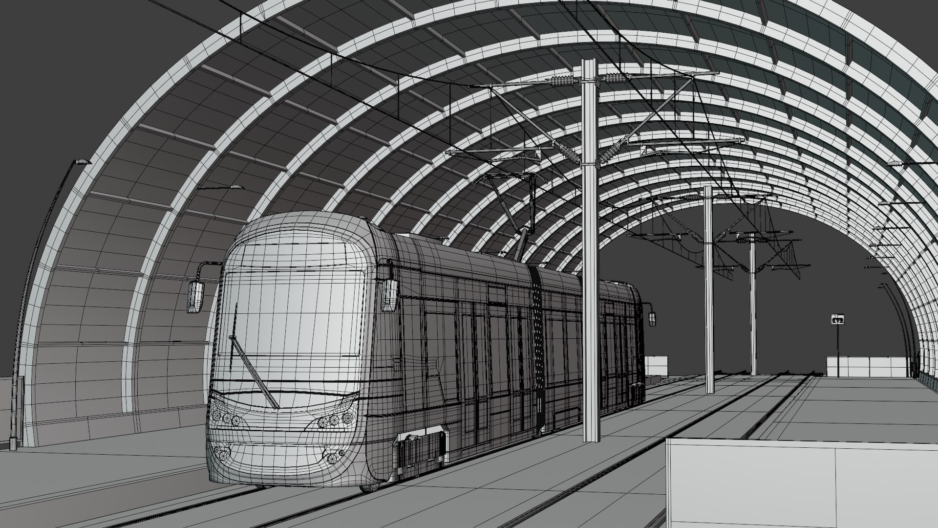 Warsaw Tram Stop IV Model - TurboSquid 2245202