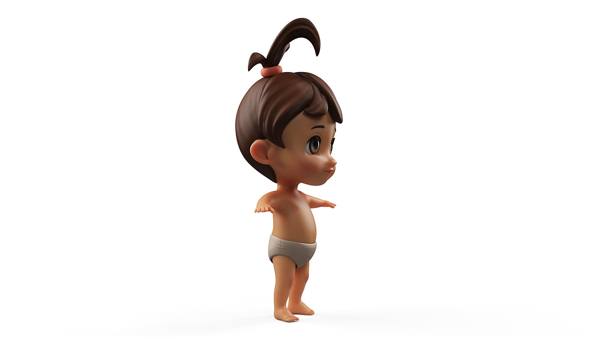 Rigged Cartoon Baby Character 3D - TurboSquid 2071381