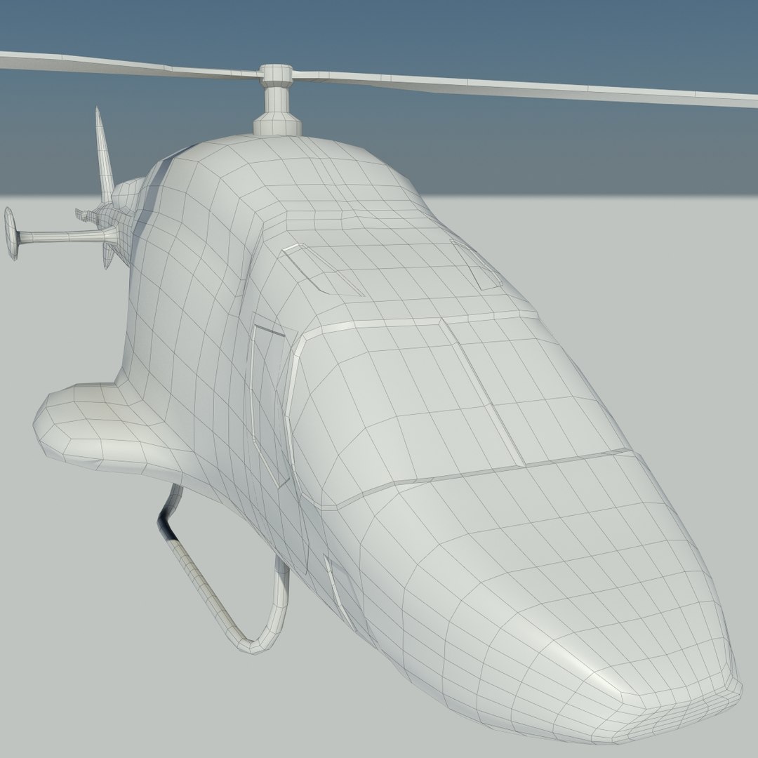 Helicopter Blades 3ds