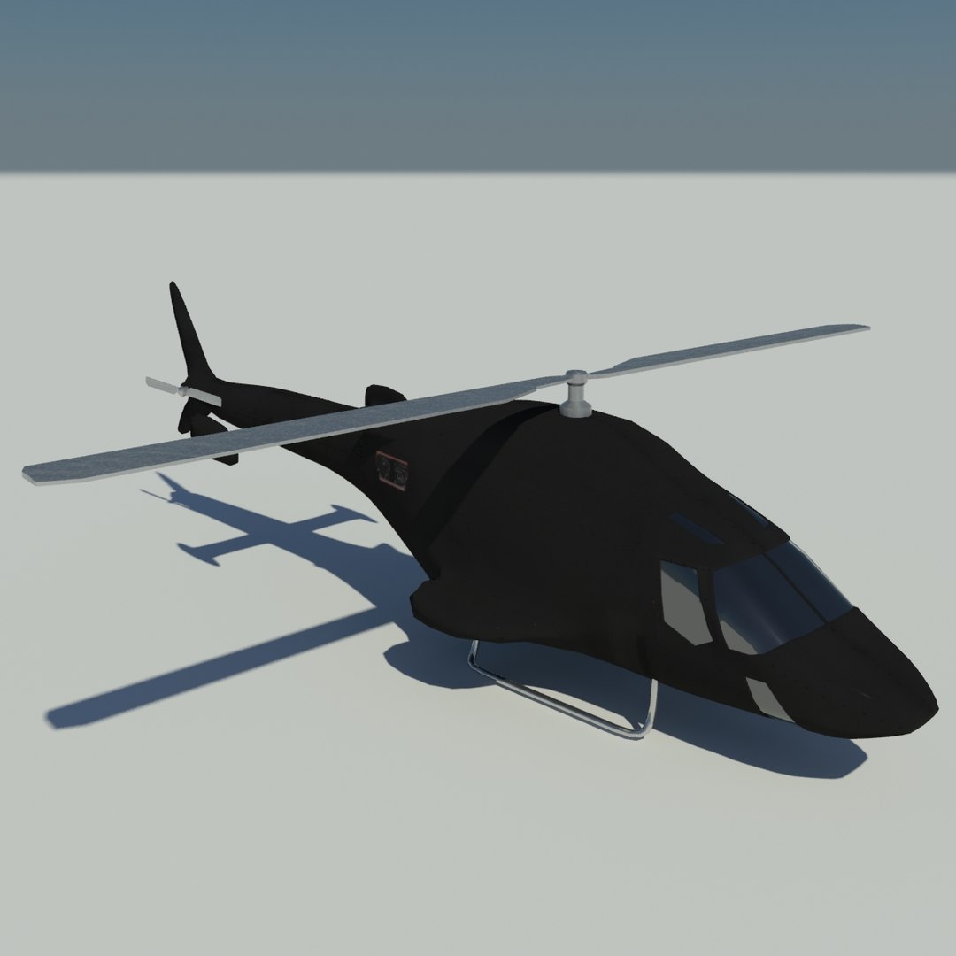 Helicopter Blades 3ds