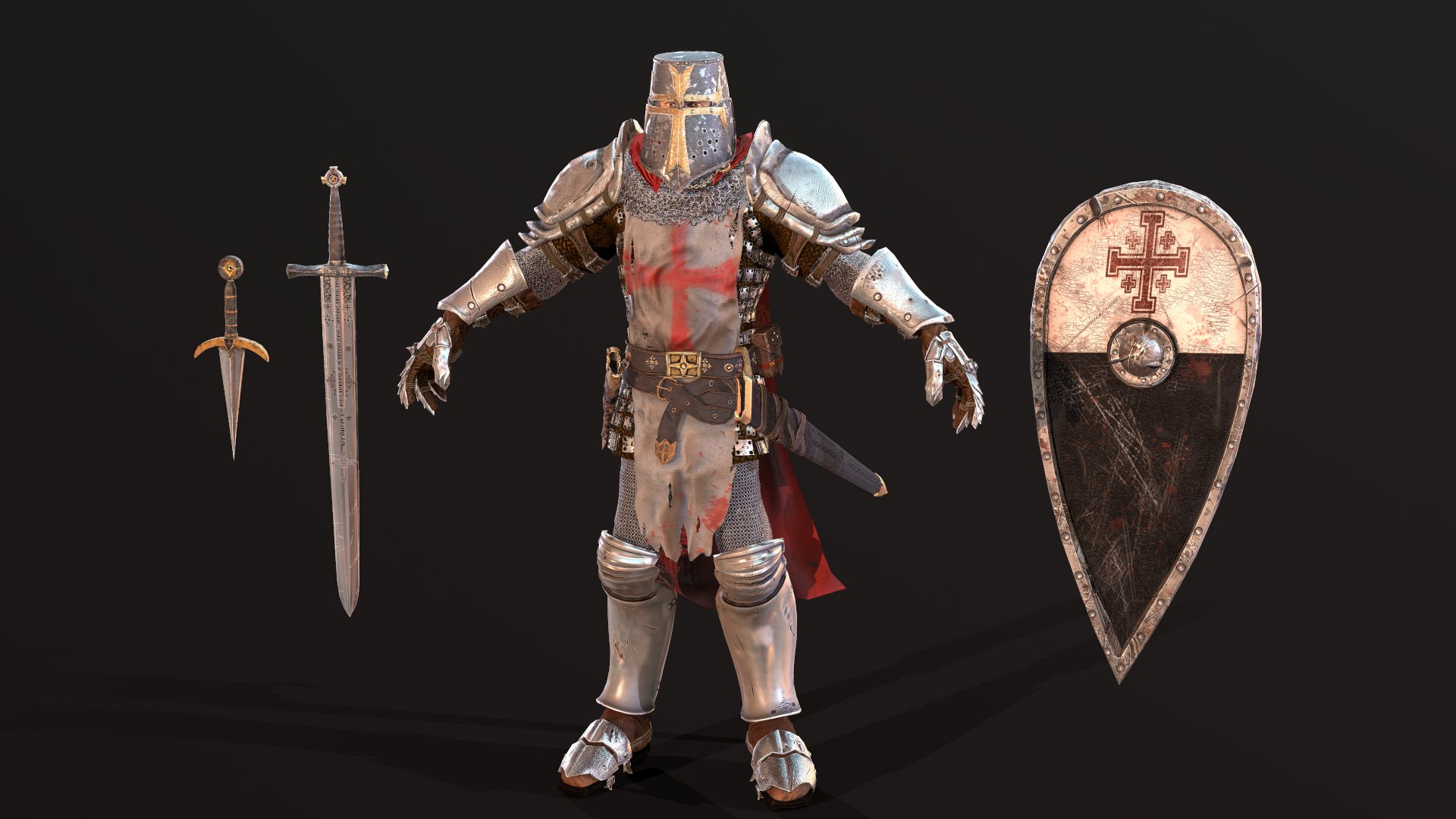 3D Model Knight - TurboSquid 1823414