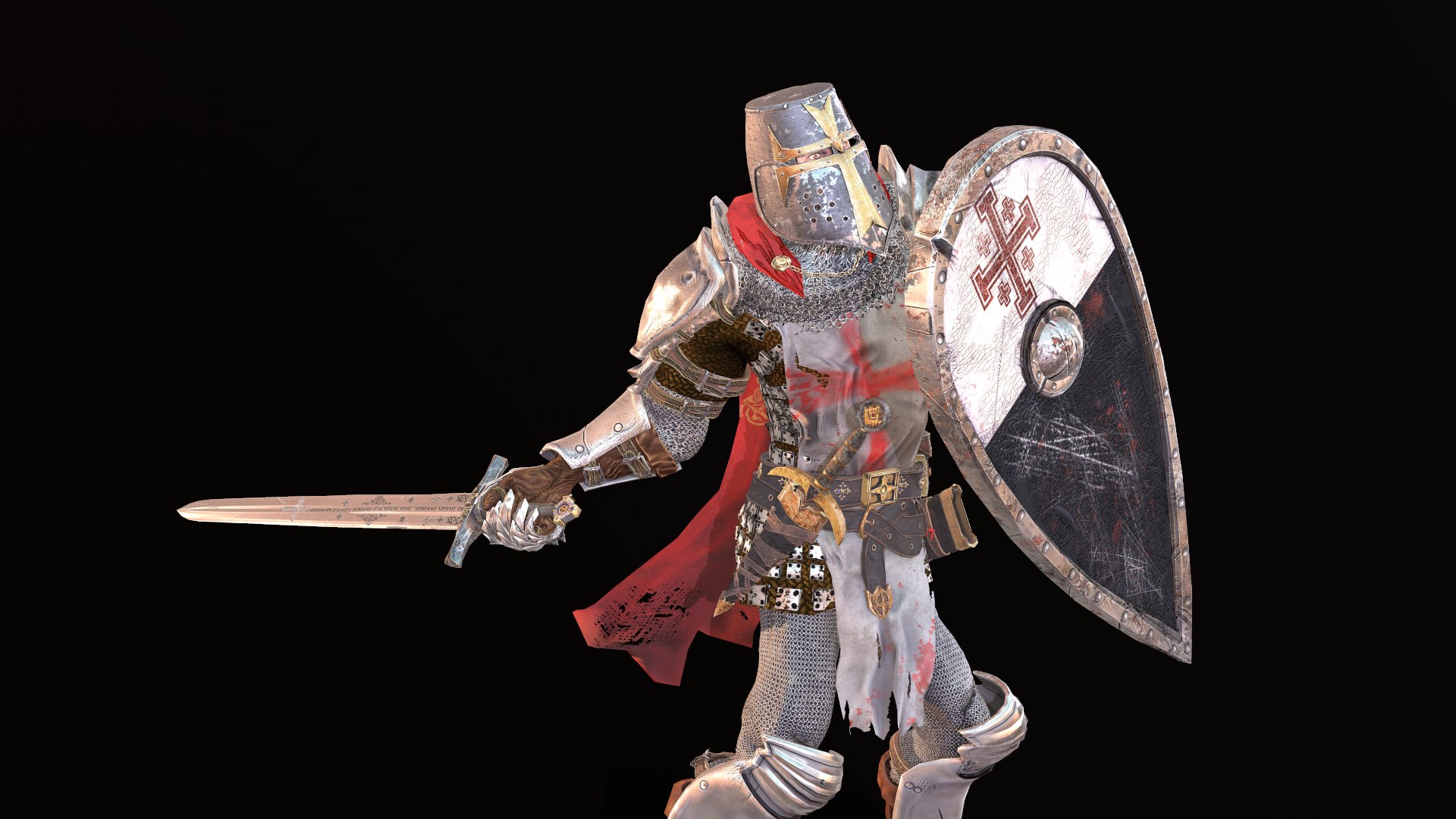 3D Model Knight - TurboSquid 1823414