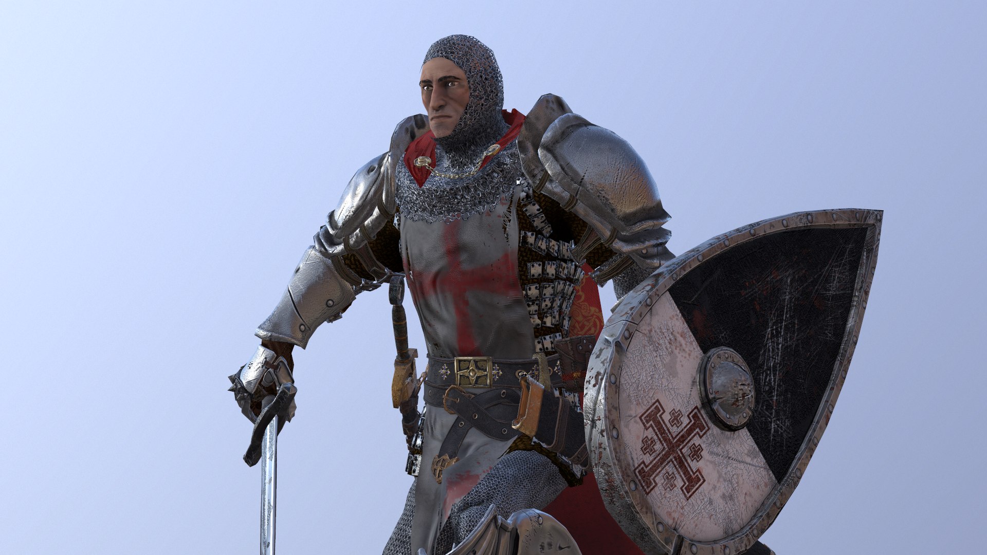 3D Model Knight - TurboSquid 1823414