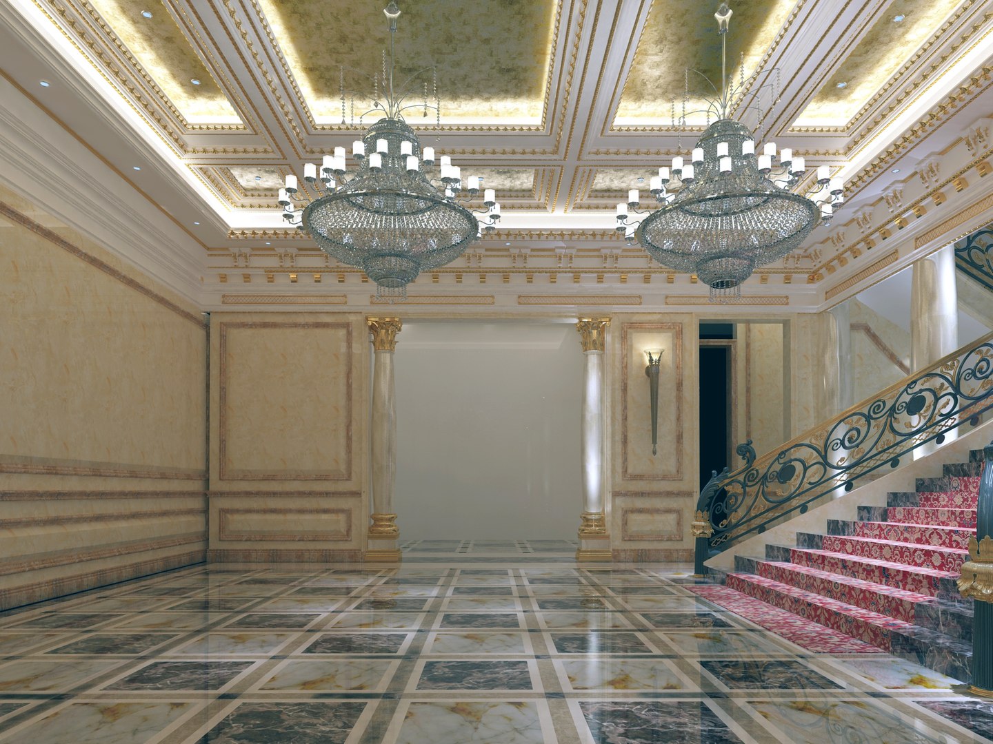 3D Lobby 05 Model - TurboSquid 2142159