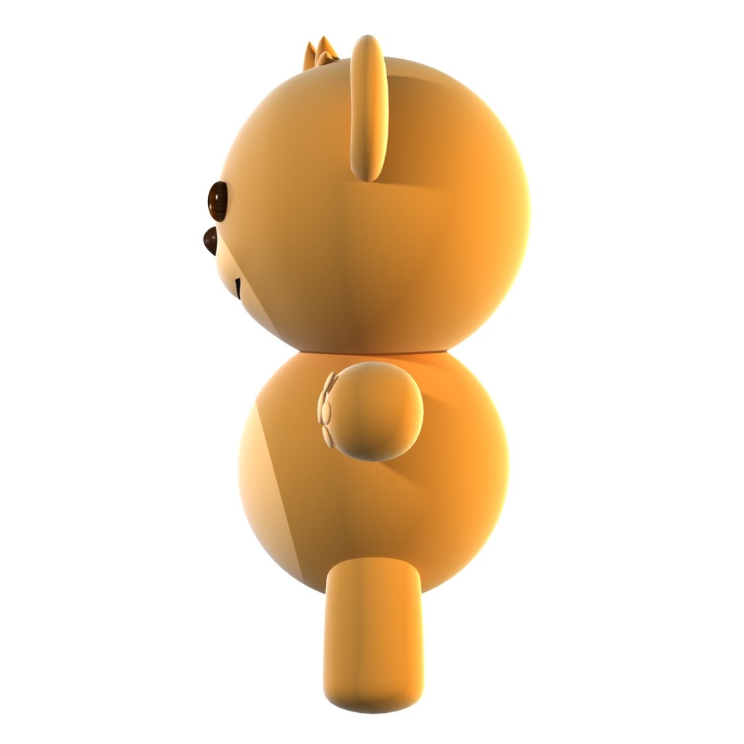 Cute Teddy Character Rigging 3D Model - TurboSquid 1188967