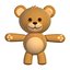 Cute Teddy Character Rigging 3D Model - TurboSquid 1188967