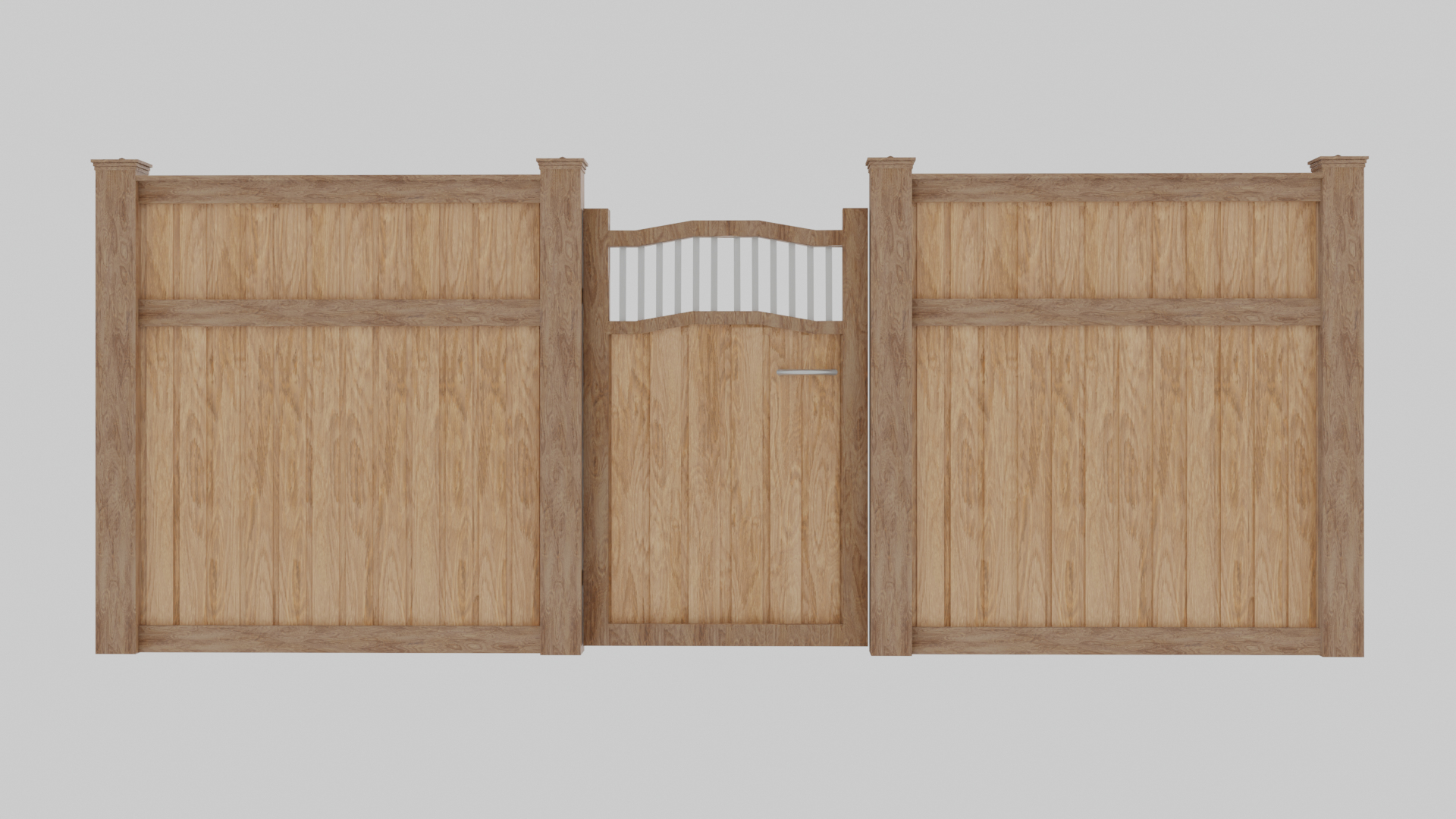 Low-Poly Realistic Fence 7 - With Materials 3D - TurboSquid 2113959