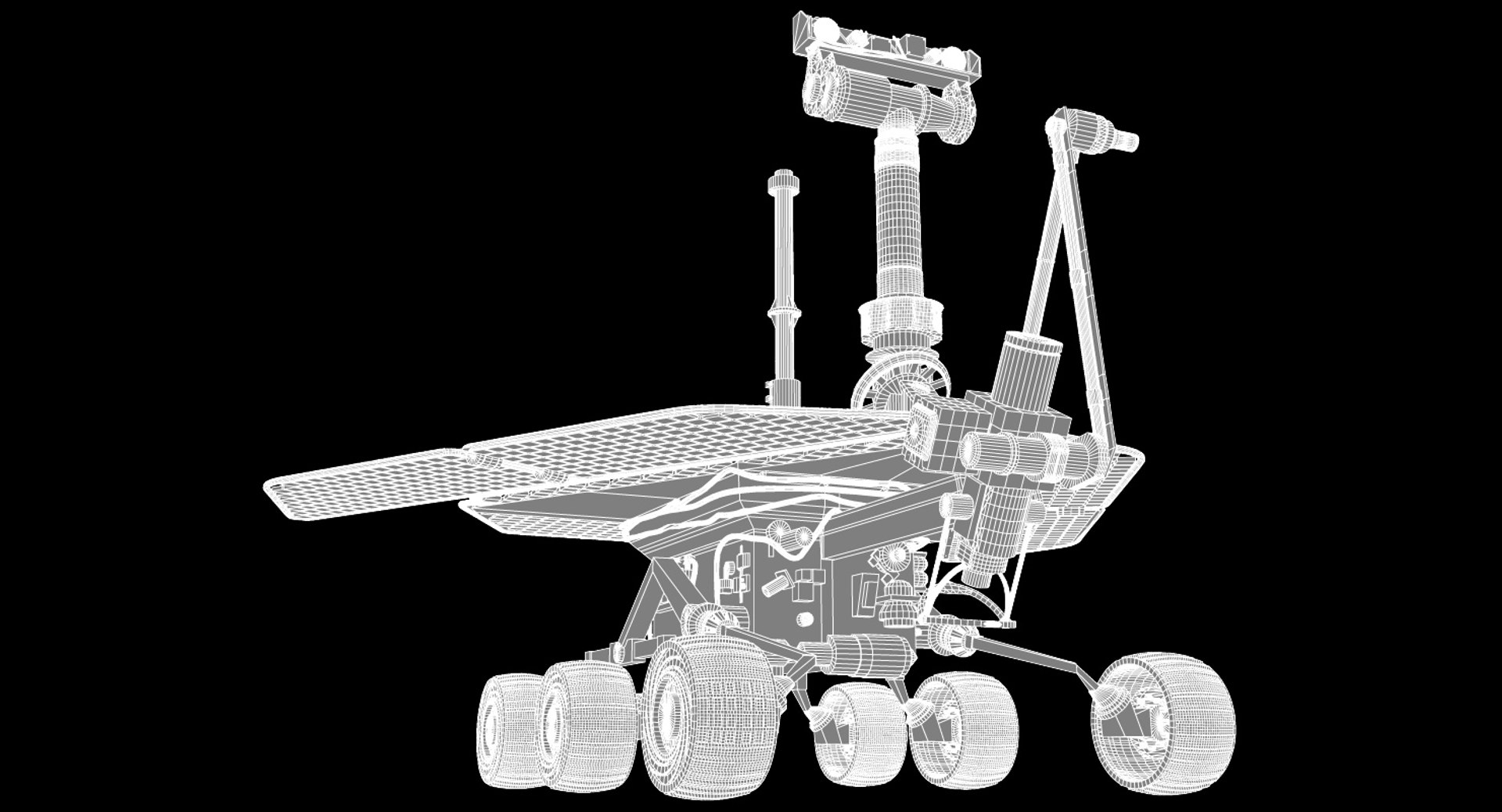 Mars Rover 3d Model