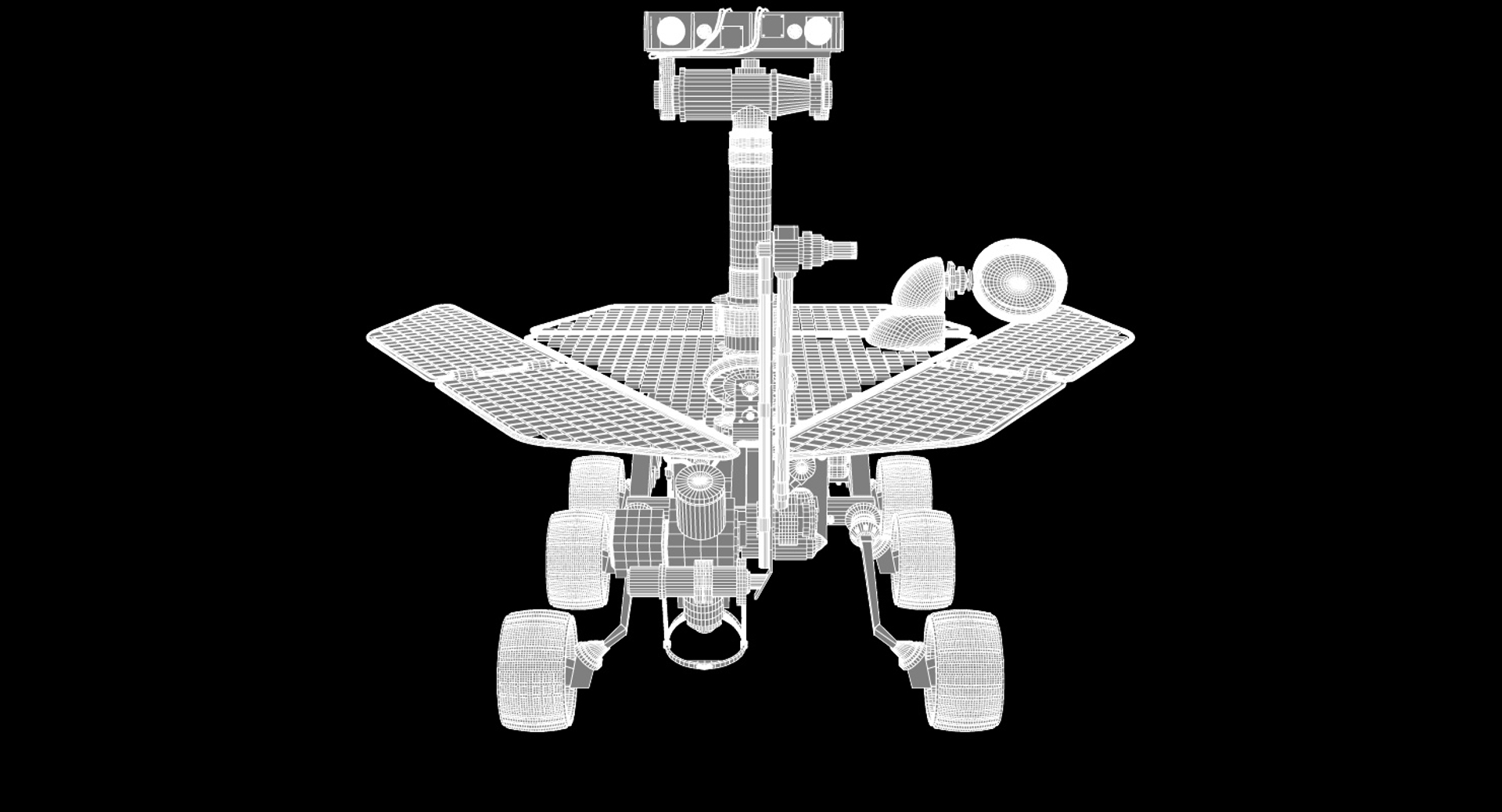 Mars Rover 3d Model
