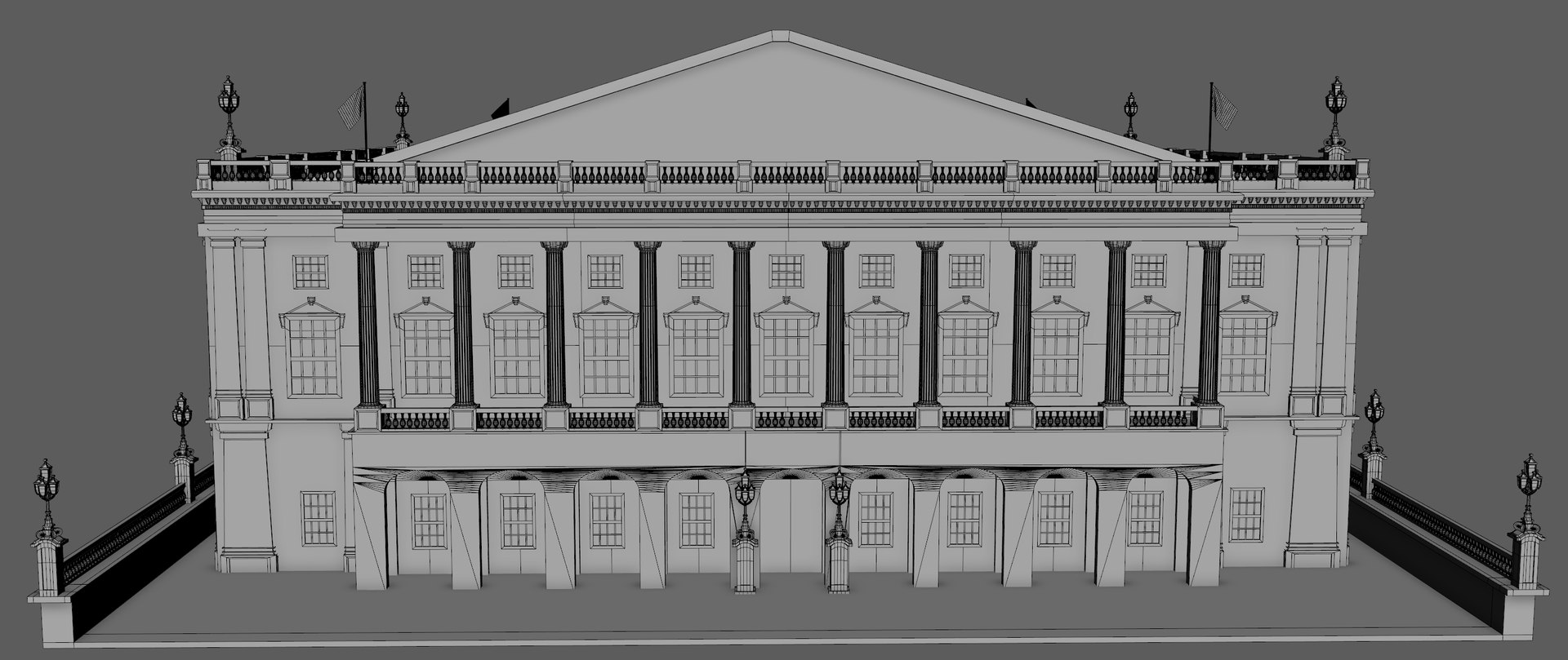 Building Classic 3D Model - TurboSquid 1292751