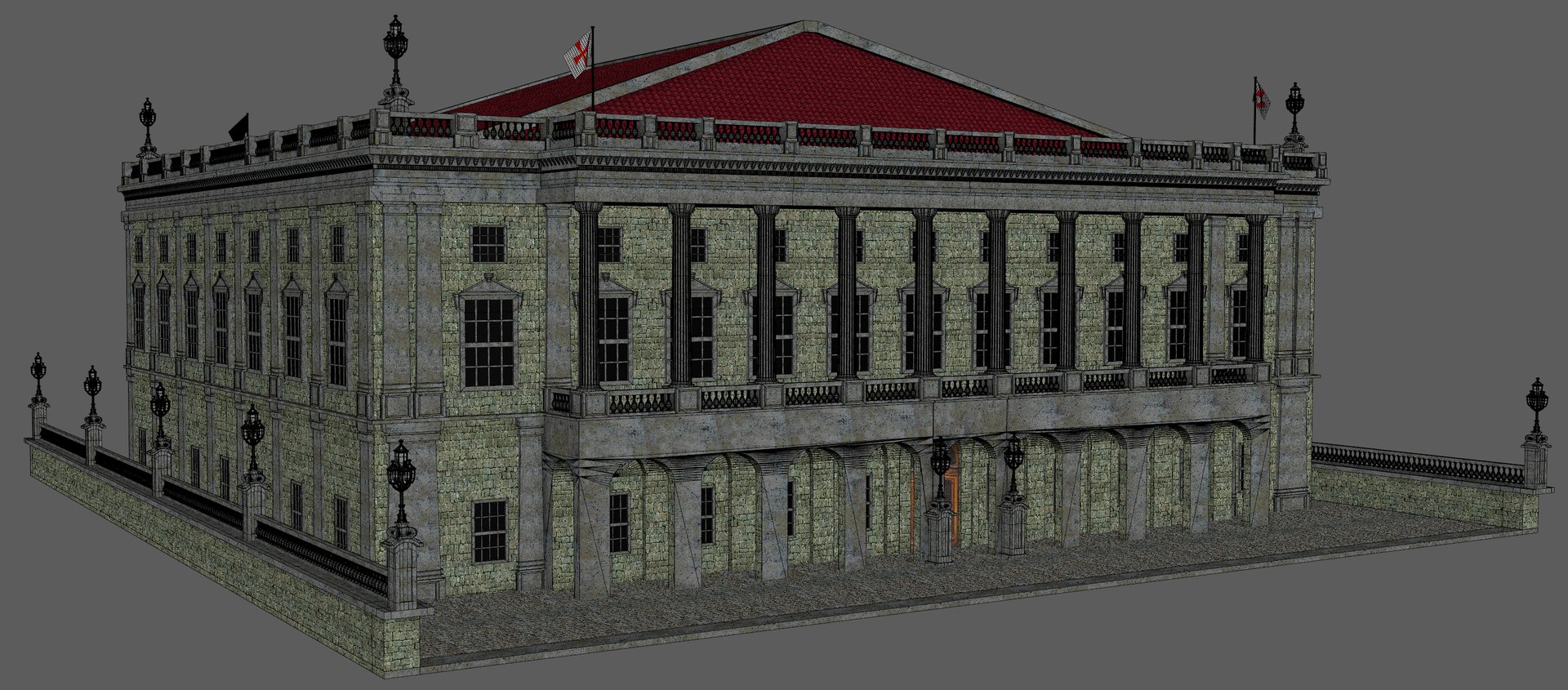 Building Classic 3D Model - TurboSquid 1292751